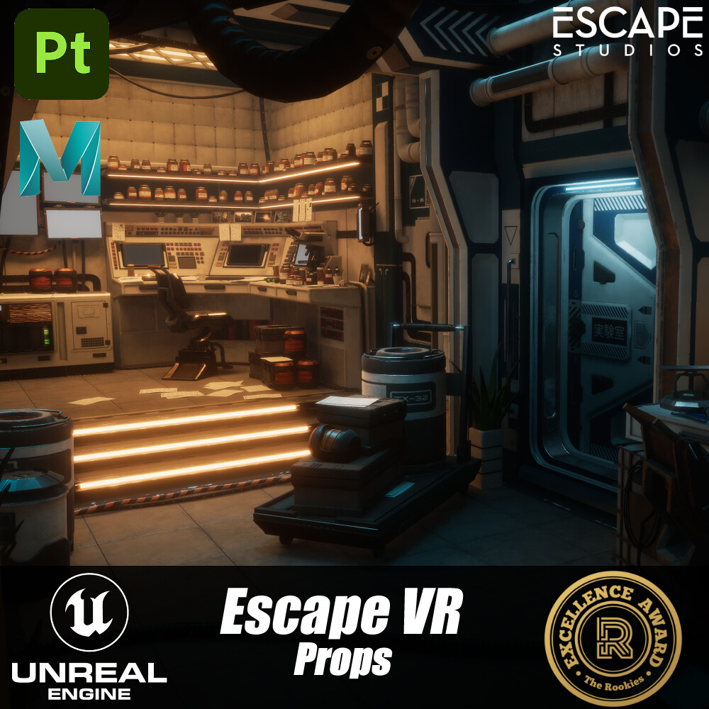 ArtStation - Subject_6001 Escape Room VR Experience