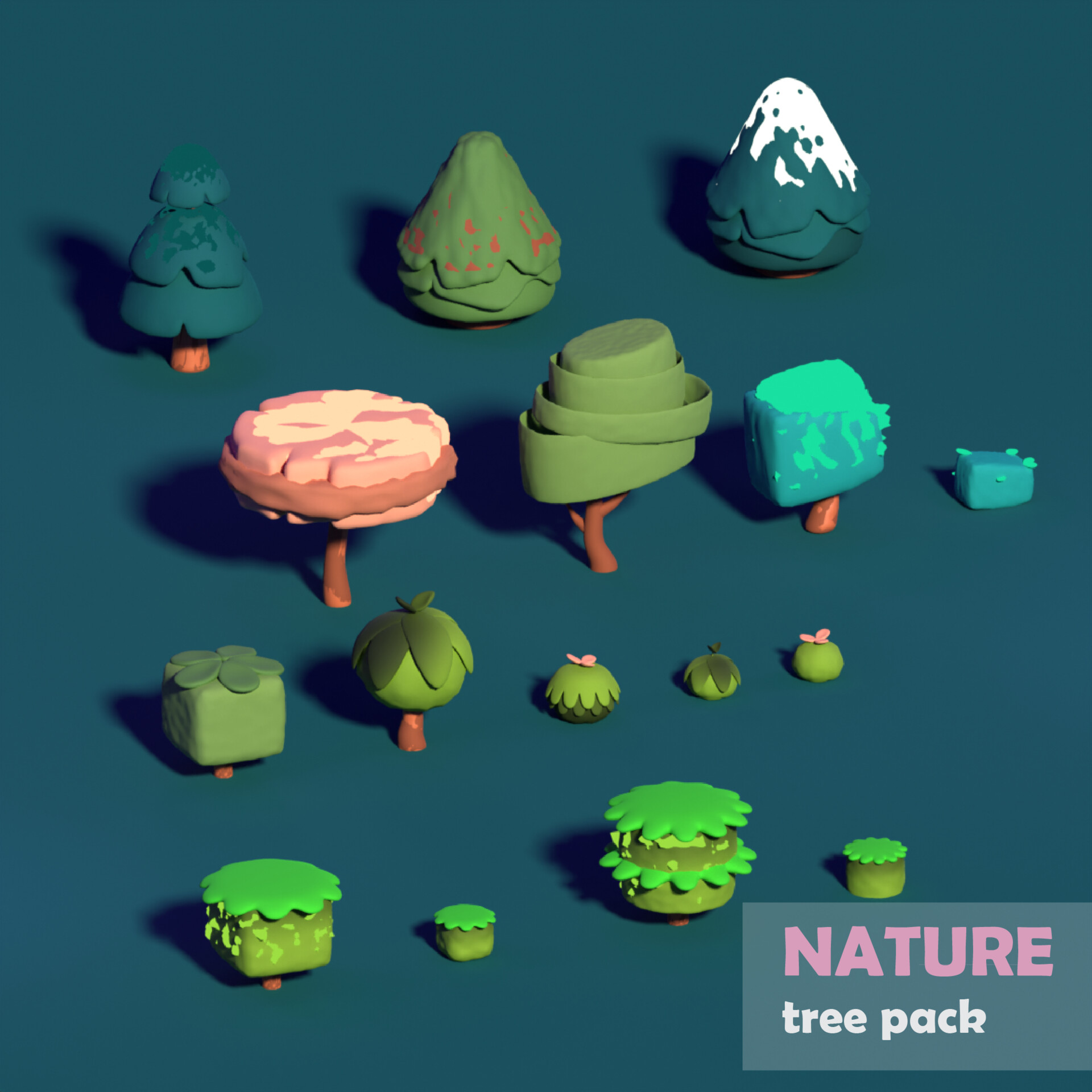 ArtStation - NATURE - Tree Pack