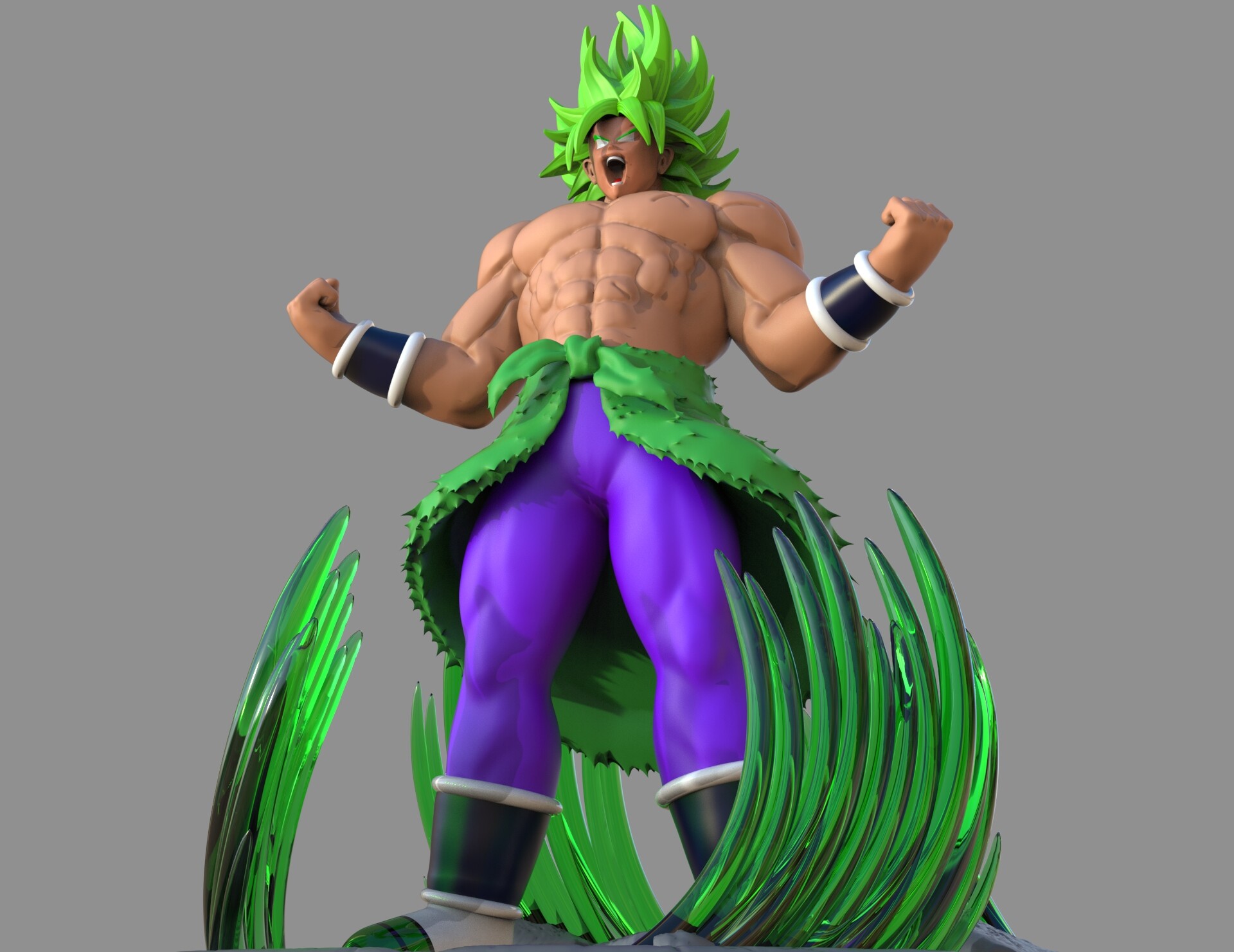 ArtStation - Broly super saiyajin berserke