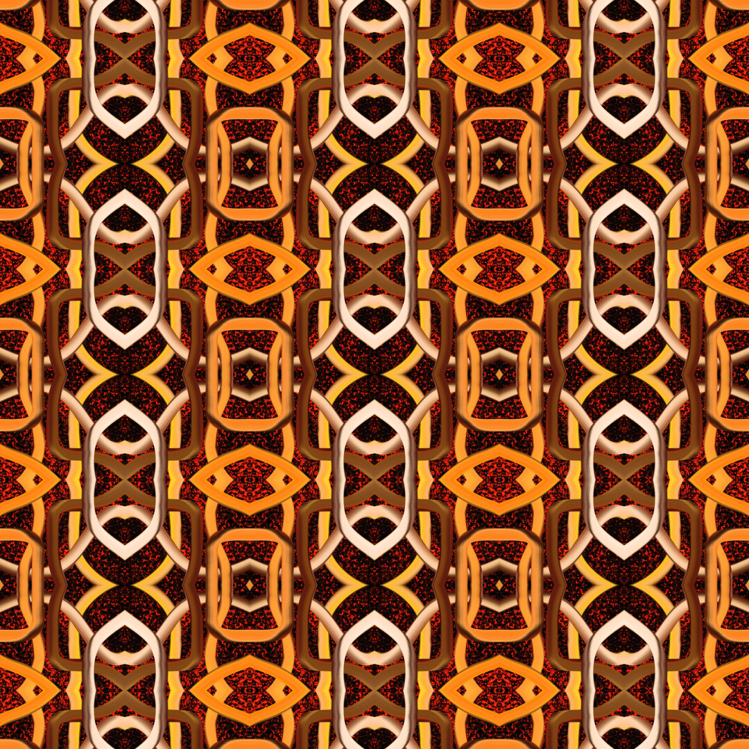 ArtStation - 3D Orange Abstract Background