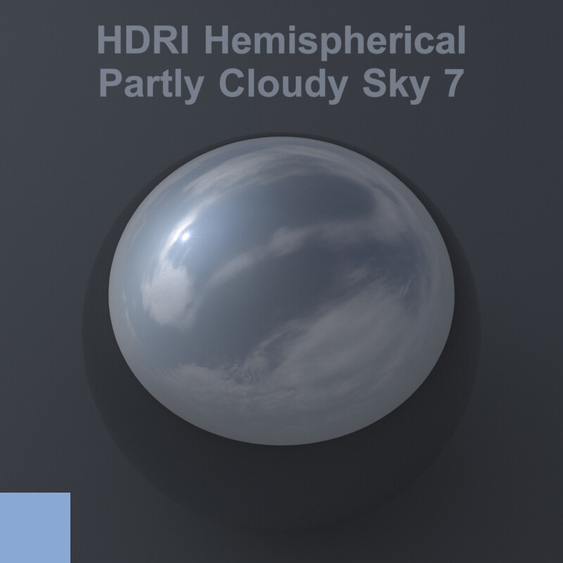 ArtStation - HDRI Hemispherical Partly Cloudy Sky 7