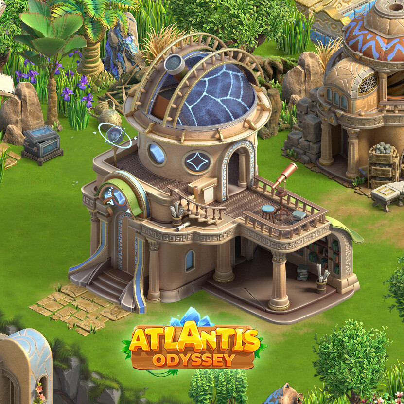 ArtStation - Observatory Atlantis Odyssey test task