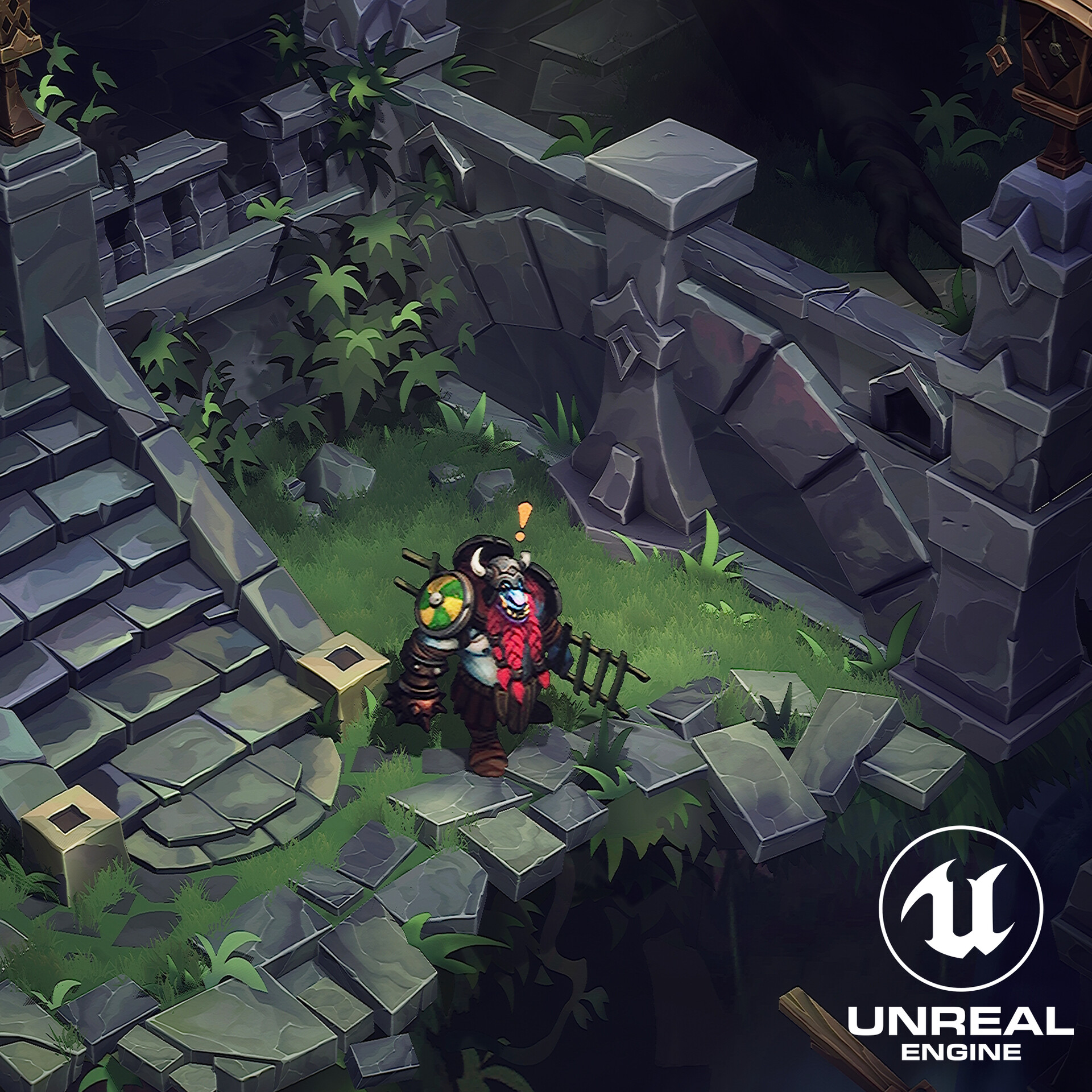 ArtStation - Quest Here ! - Stylized UE5 Environment