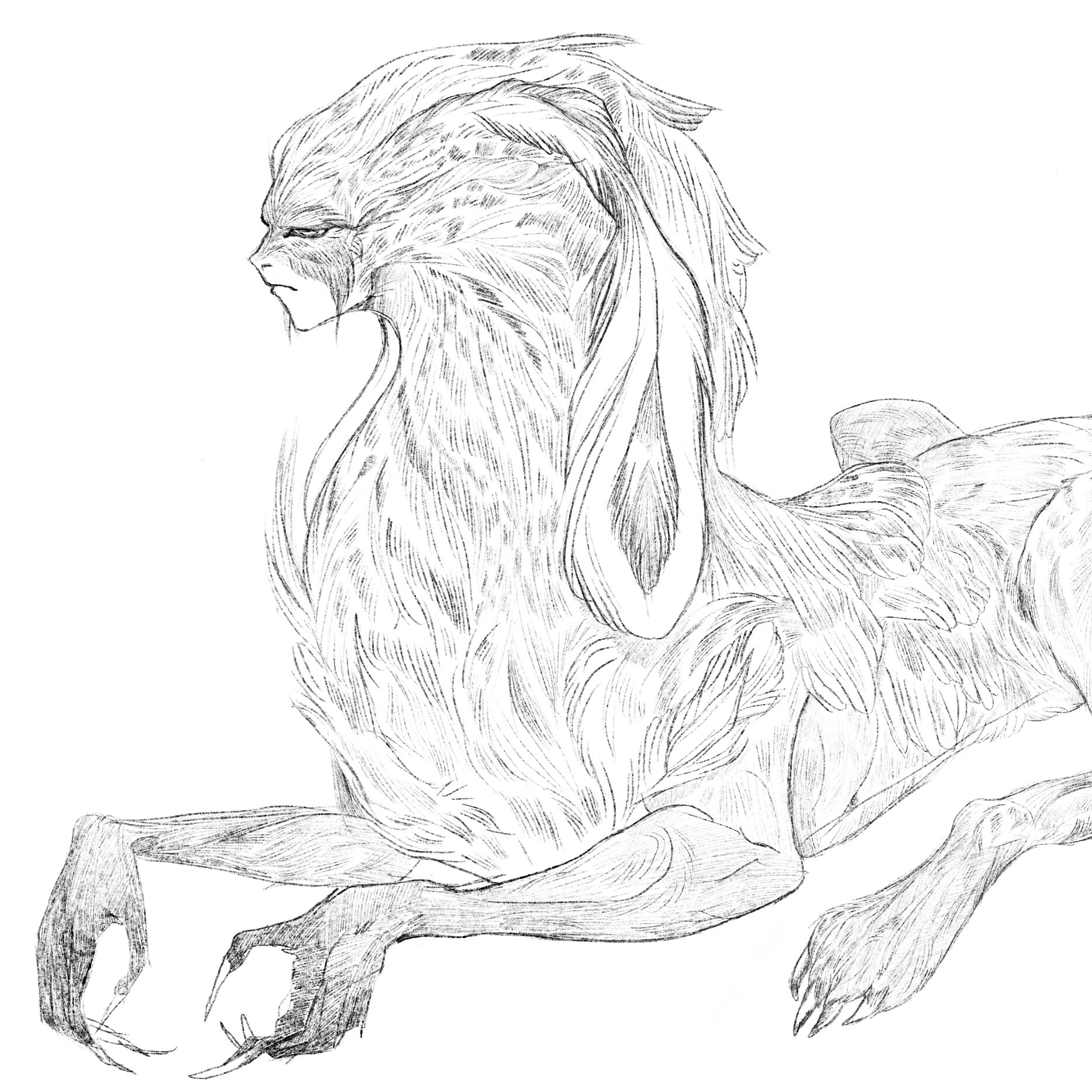 ArtStation - mythological sphinx