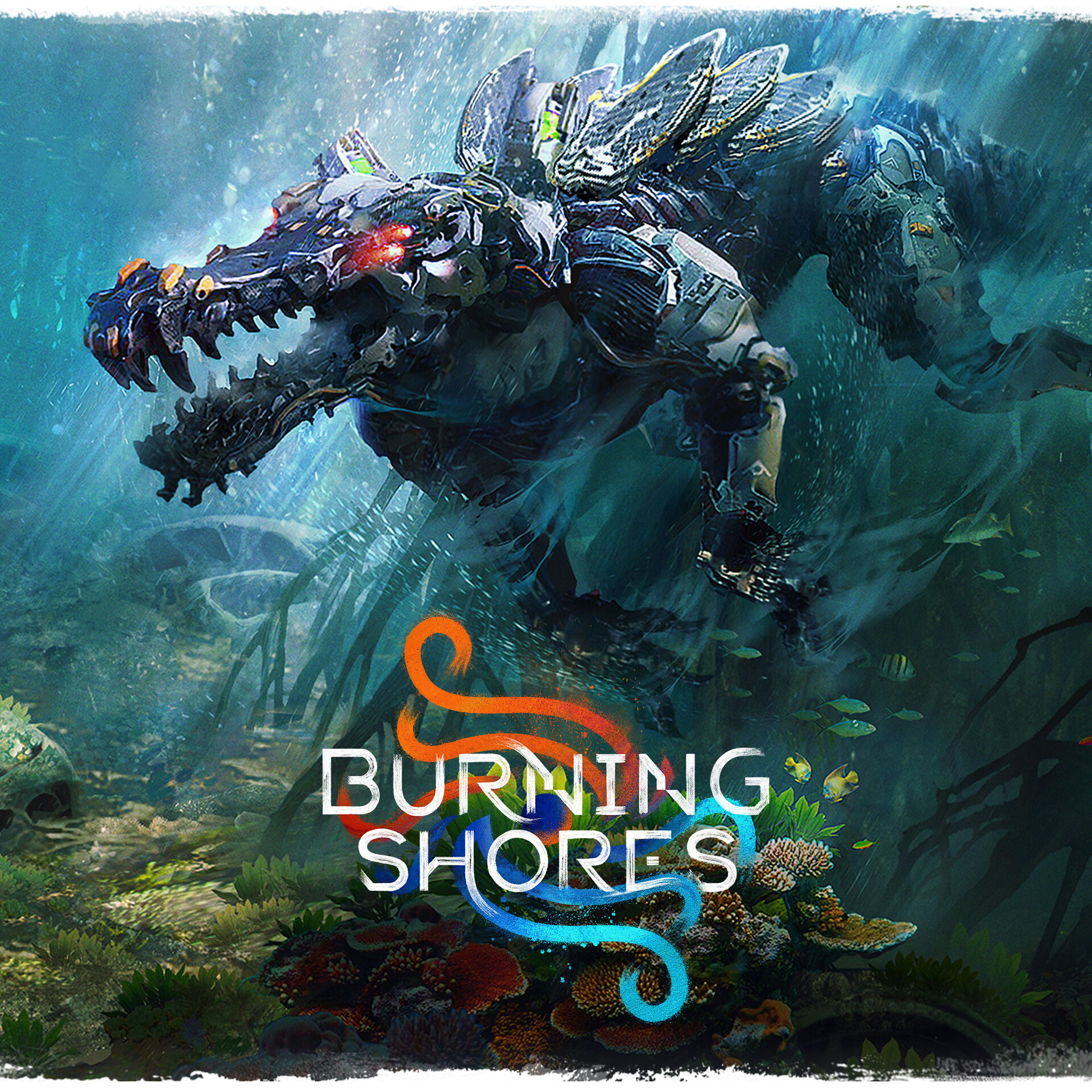 ArtStation - Mangrove roots_Aloy vs Crocodile- Burning Shores dlc.