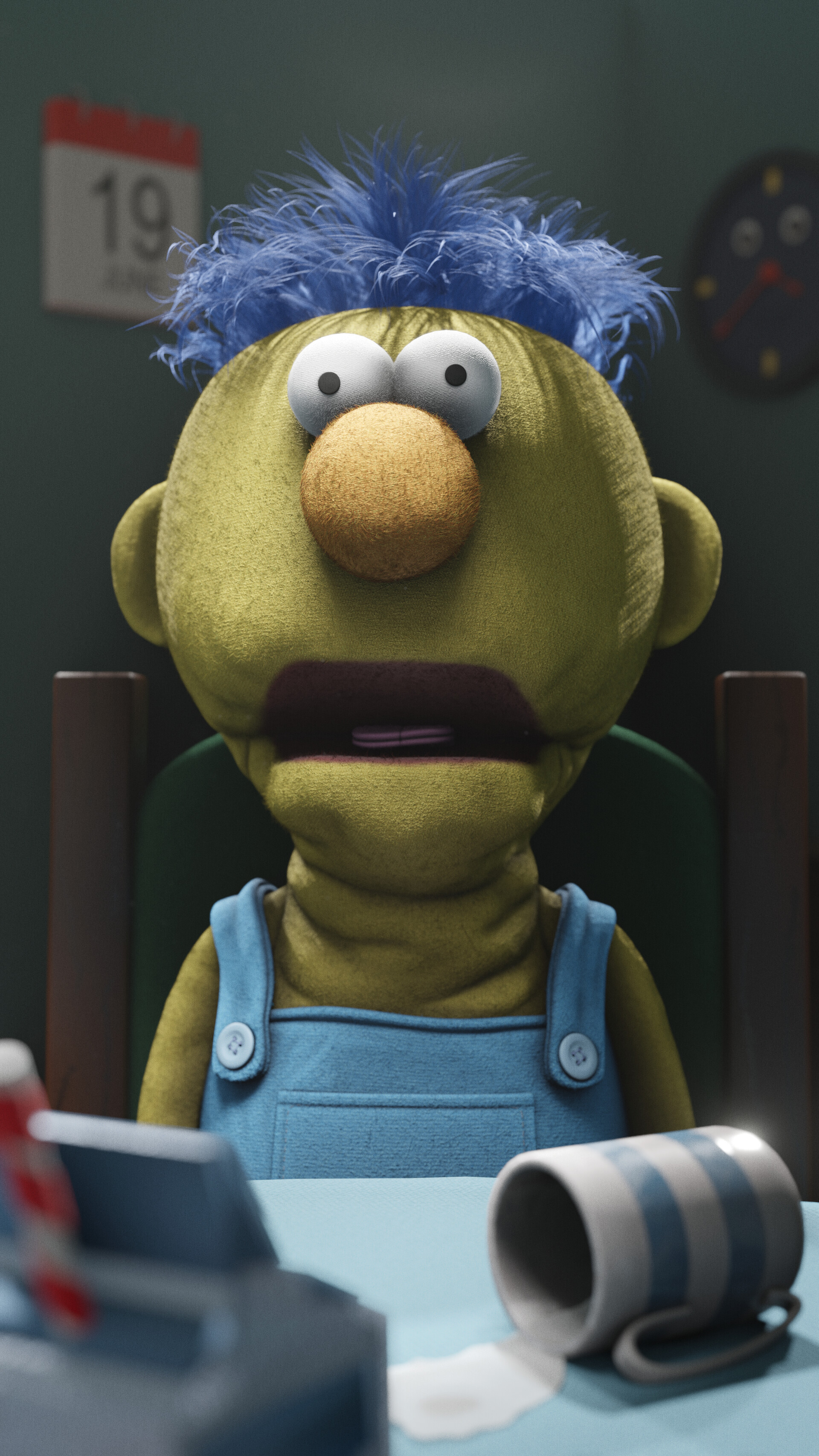 ArtStation - Don´t Hug Me I´m Scared: Yellow Guy