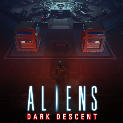 ArtStation - Alien Dark Descent - Combo level art