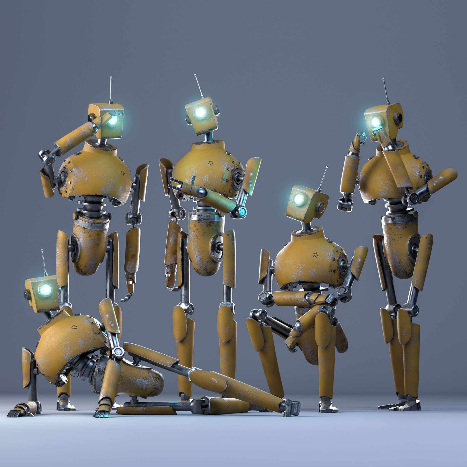 ArtStation - Urban Robot - Character Modelling