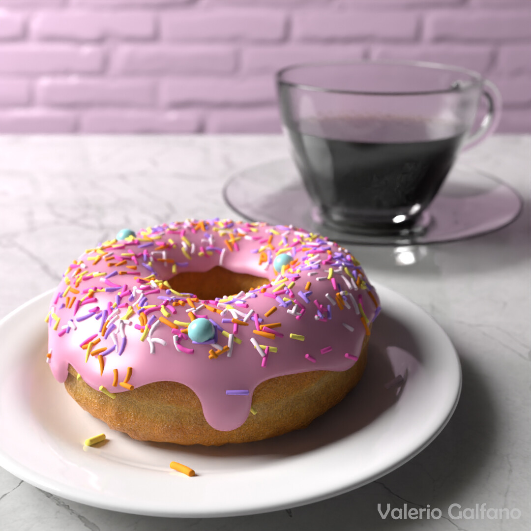 ArtStation - Donut and coffe break (animation)