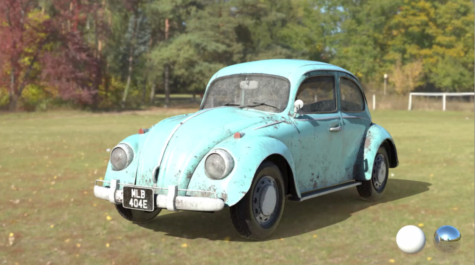 ArtStation - 3D Volkswagen Car Textured