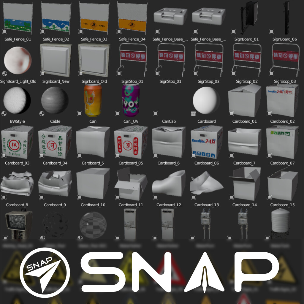 ArtStation - SNAP - Props