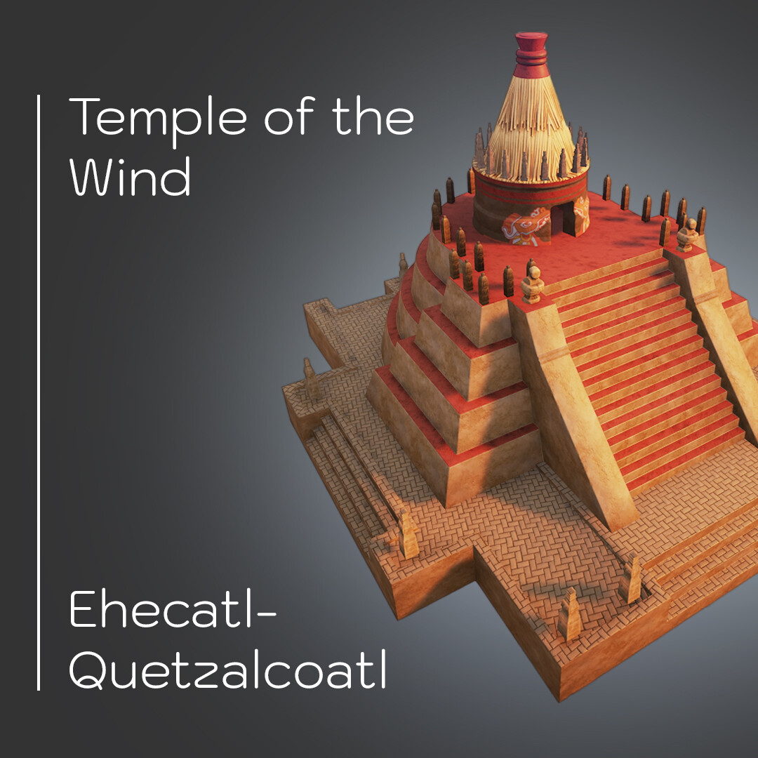 ArtStation - Temple of the wind | Ehecatl-Quetzalcoatl