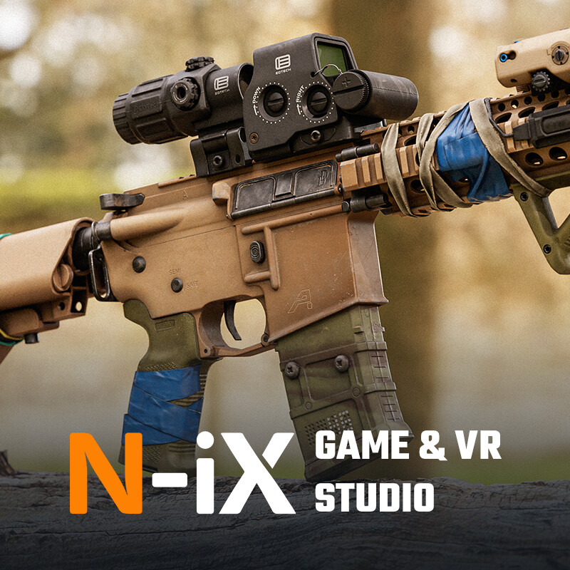 ArtStation - Customized AR-15 Assault Rifle