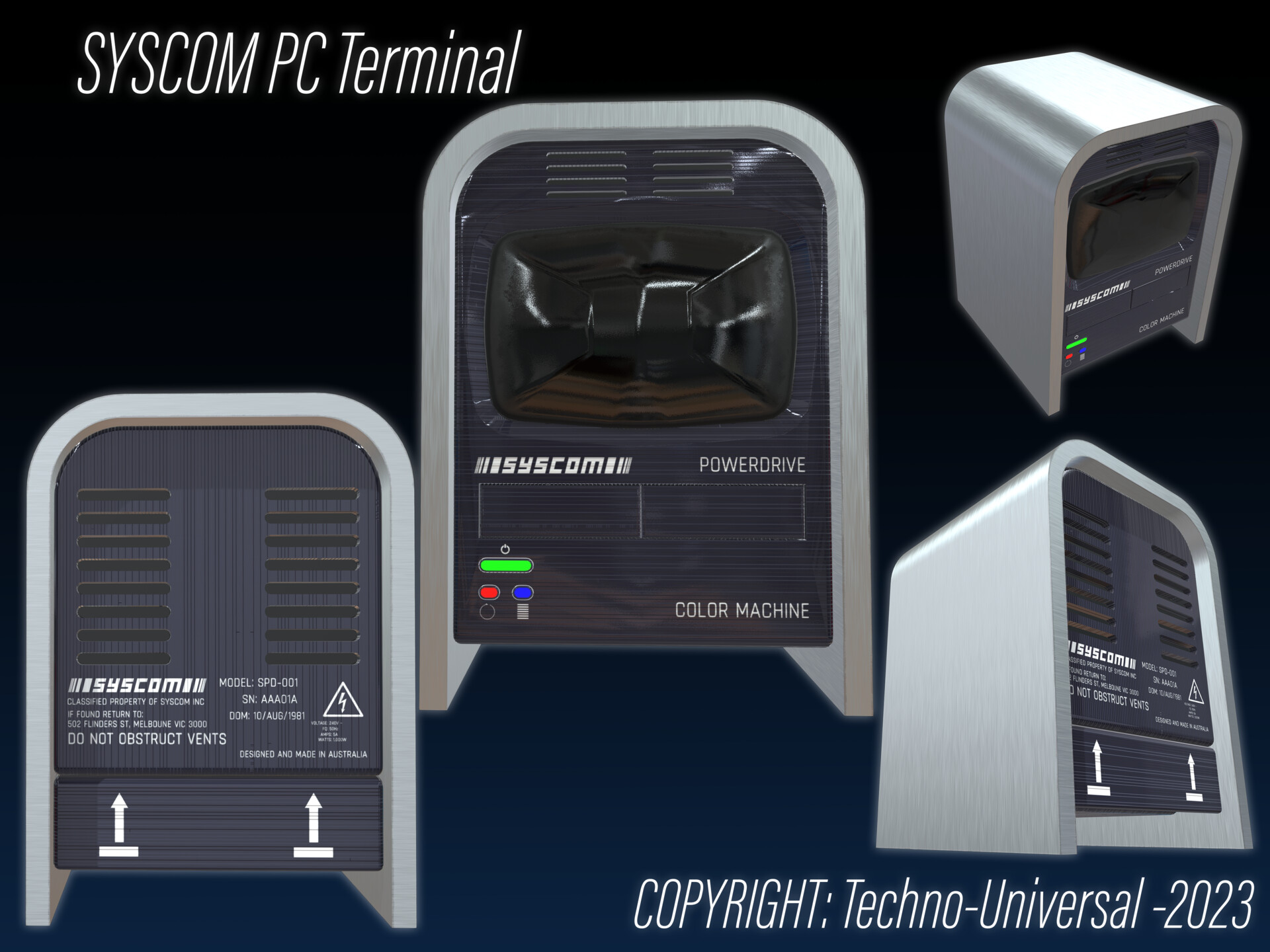 ArtStation - SYSCOM computer terminal concept