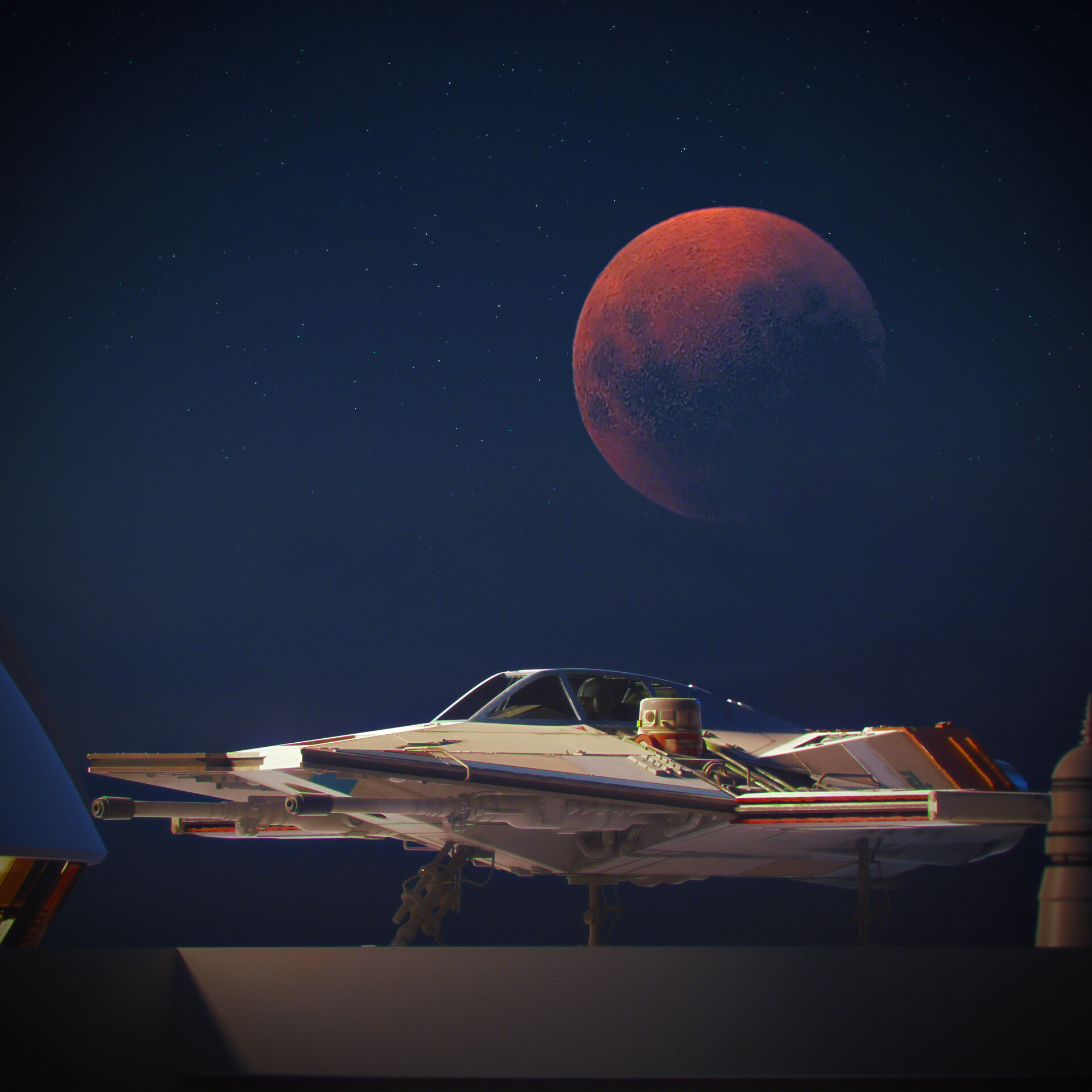 ArtStation - Incom T-51 Interceptor ( Rendering - Compositing )