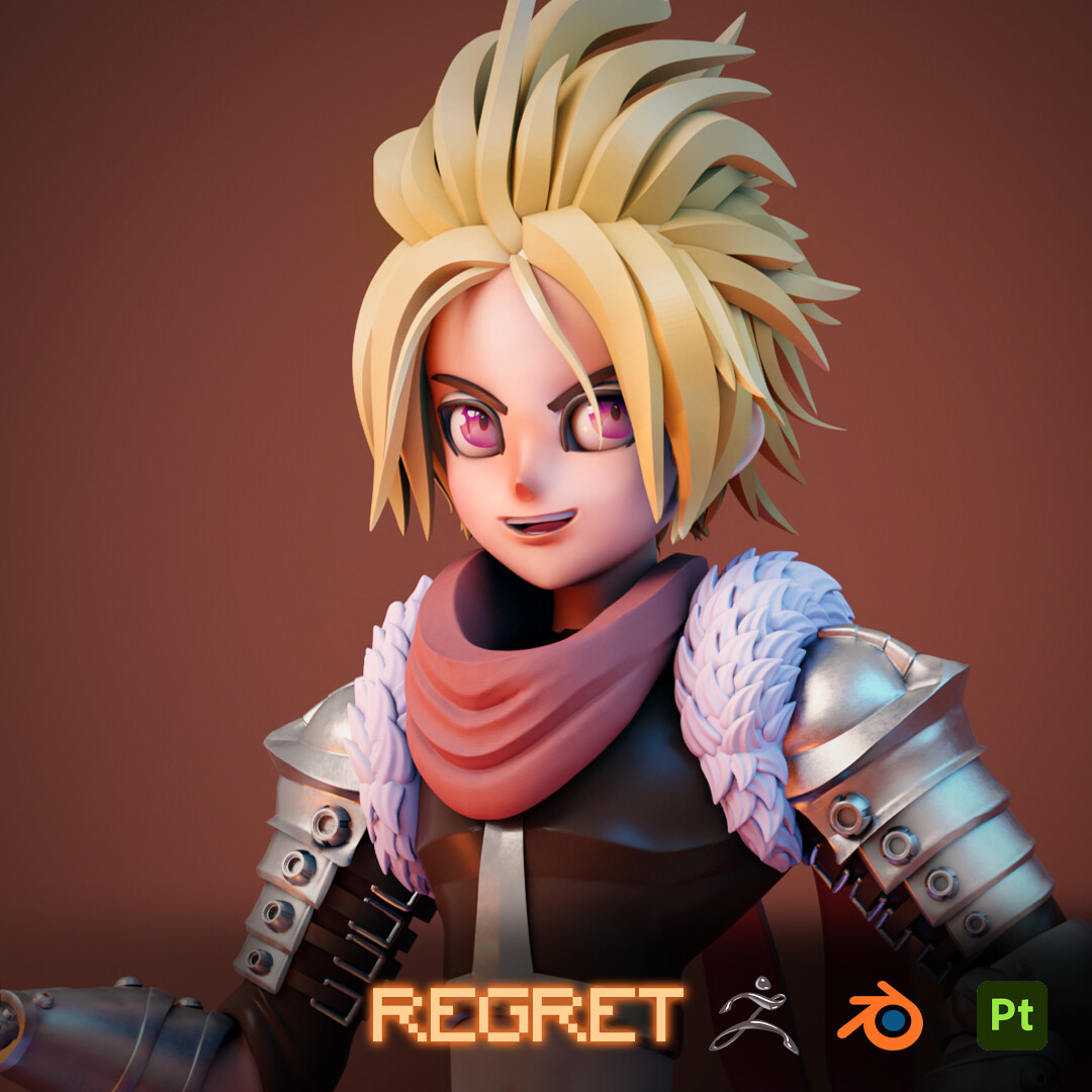 ArtStation - REGRET - ZENONIA 3D CHARACTER