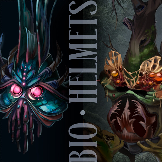 ArtStation - Bio-helmets