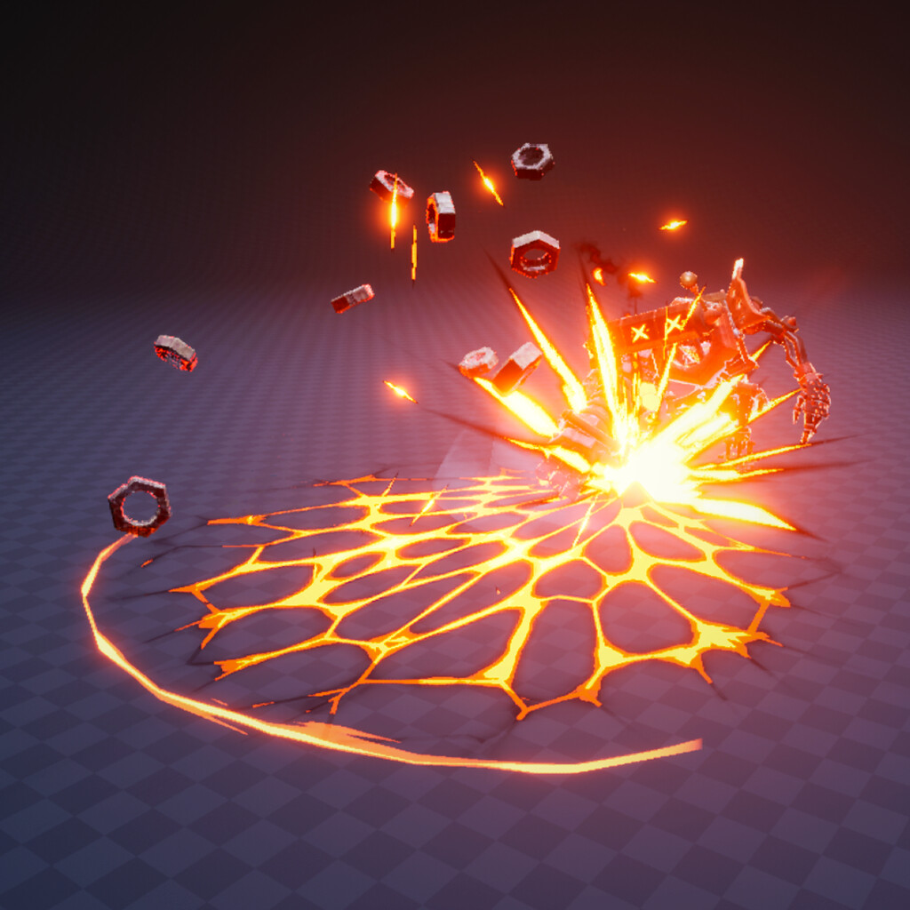 ArtStation - Boss VFX - Scrapped Away - Realtime VFX