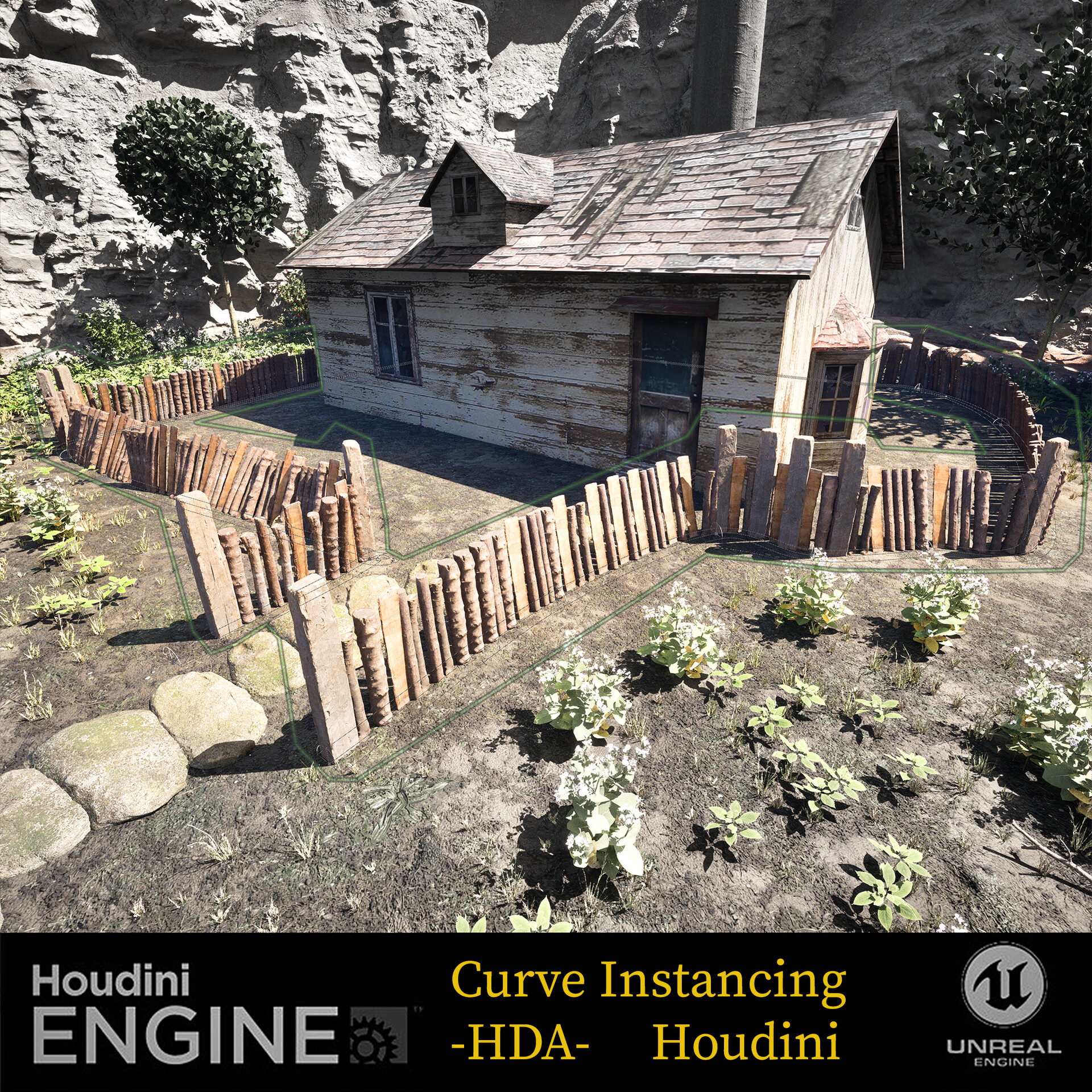ArtStation - Curve Instancing Multiple Object