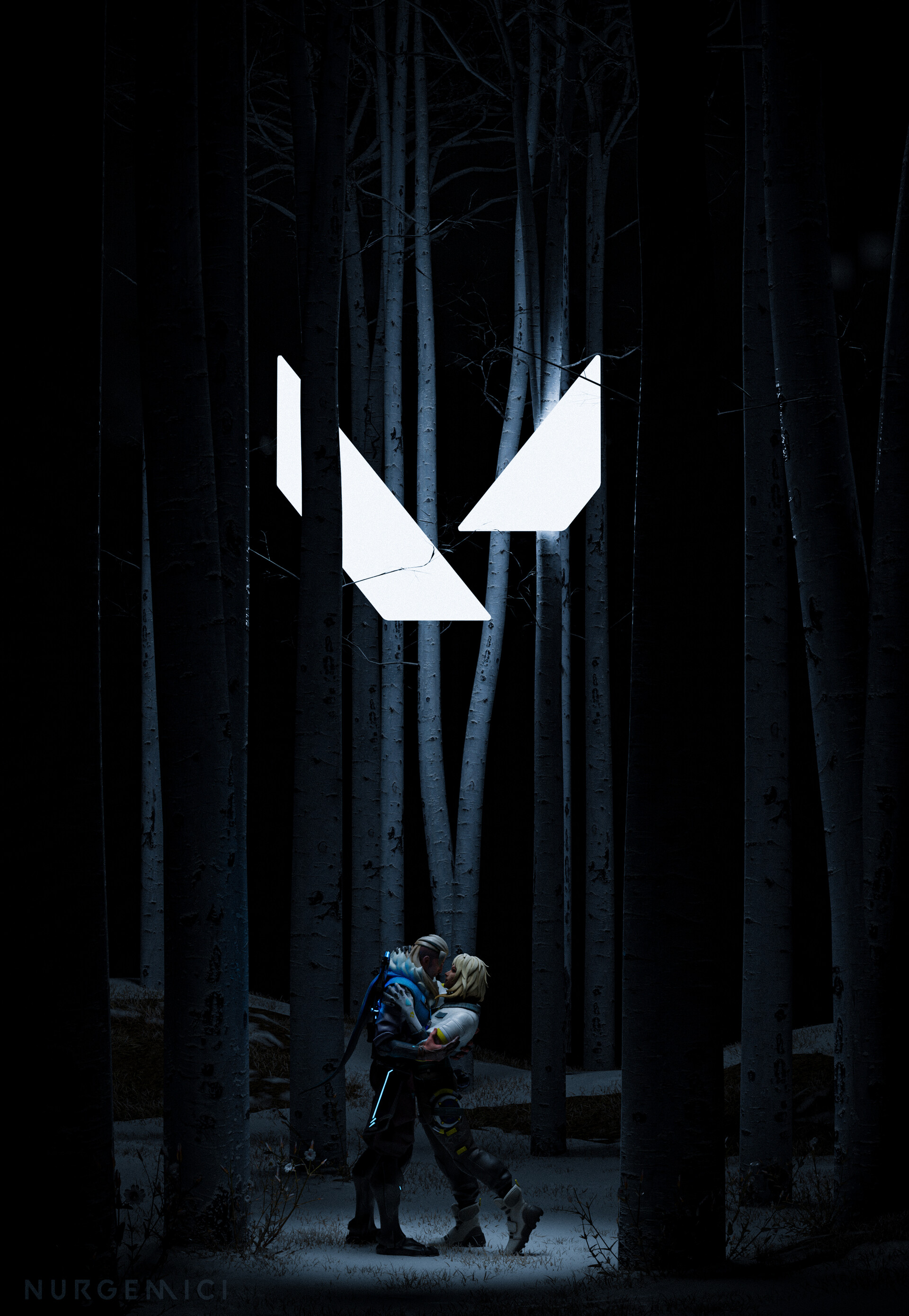 ArtStation - VALORANT Deadlock and Sova | Broken and Blue 💙