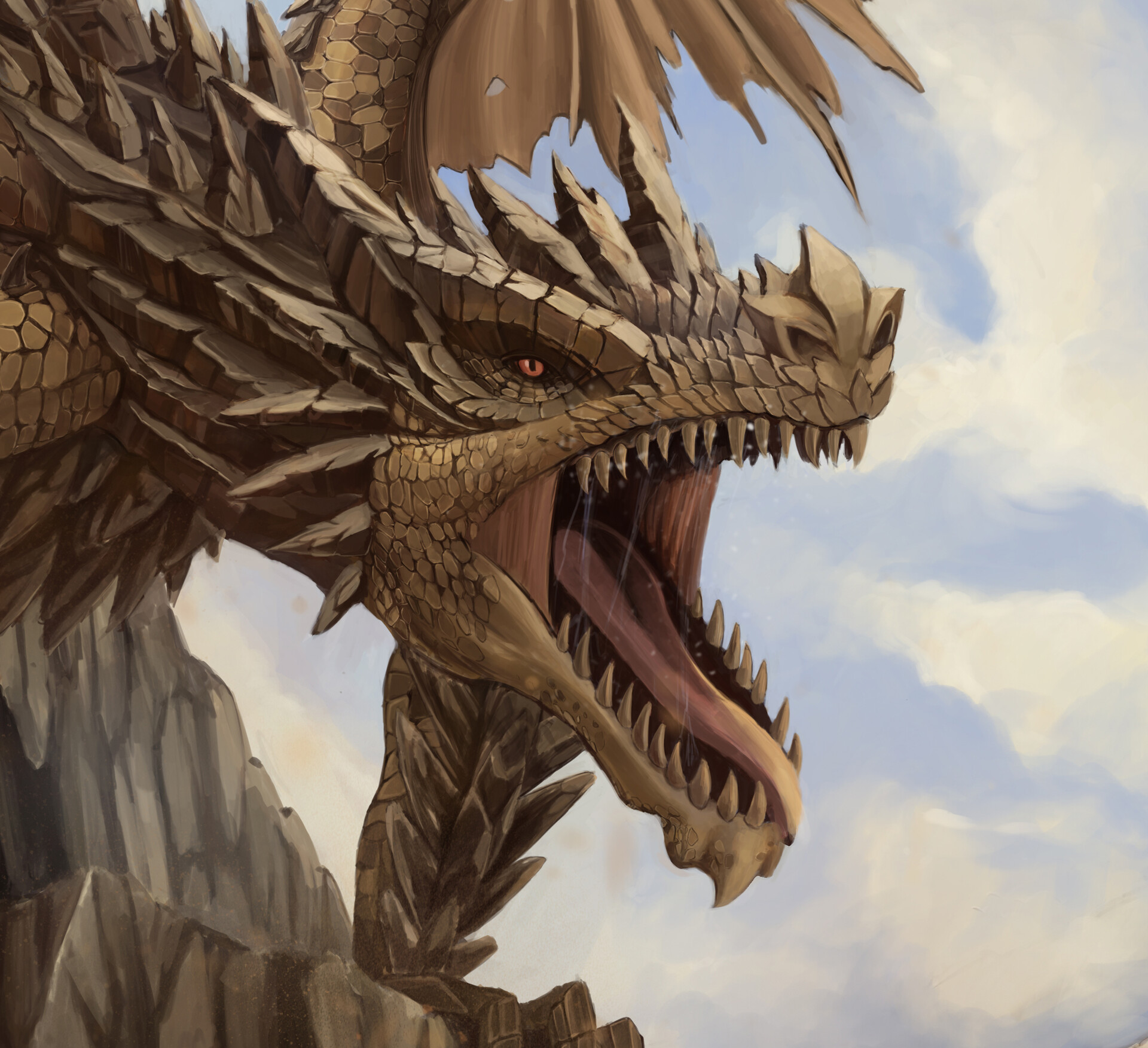 ArtStation - STONE DRAGON