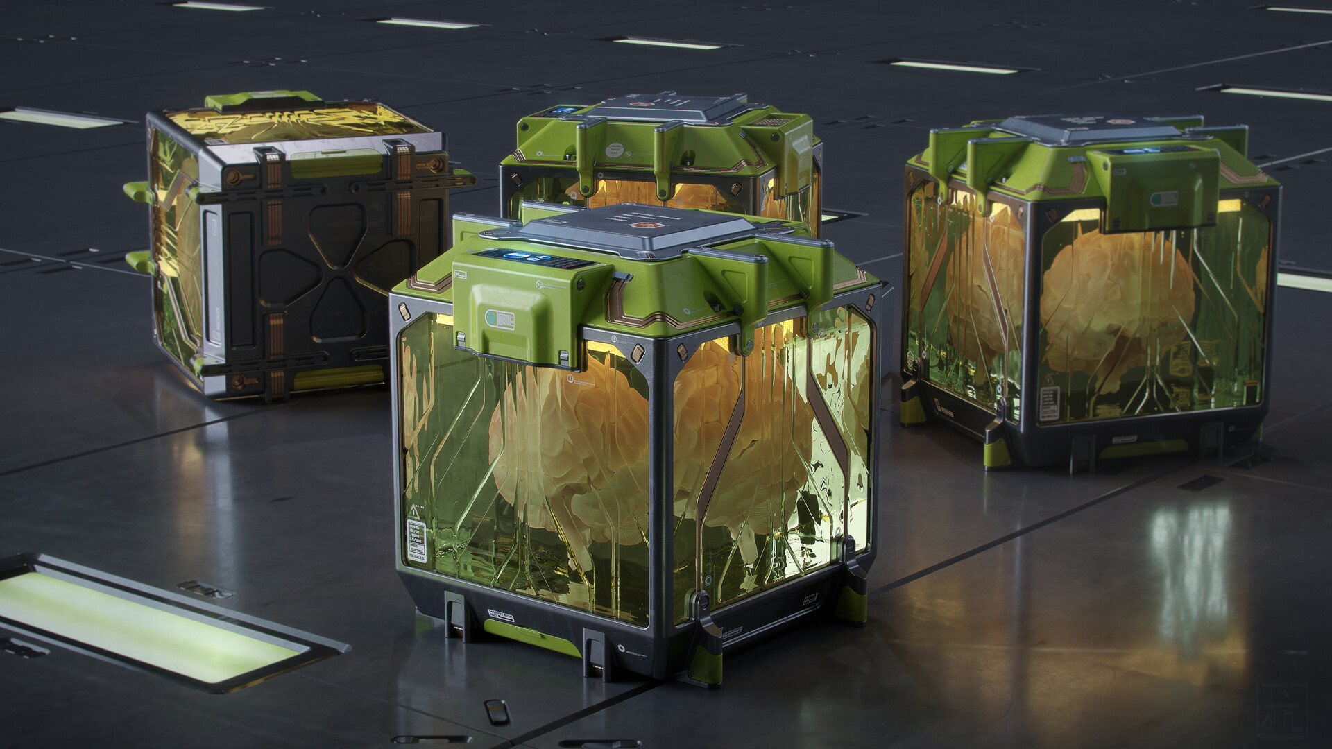 ArtStation - Supercomputing CPU Kit : The Brain