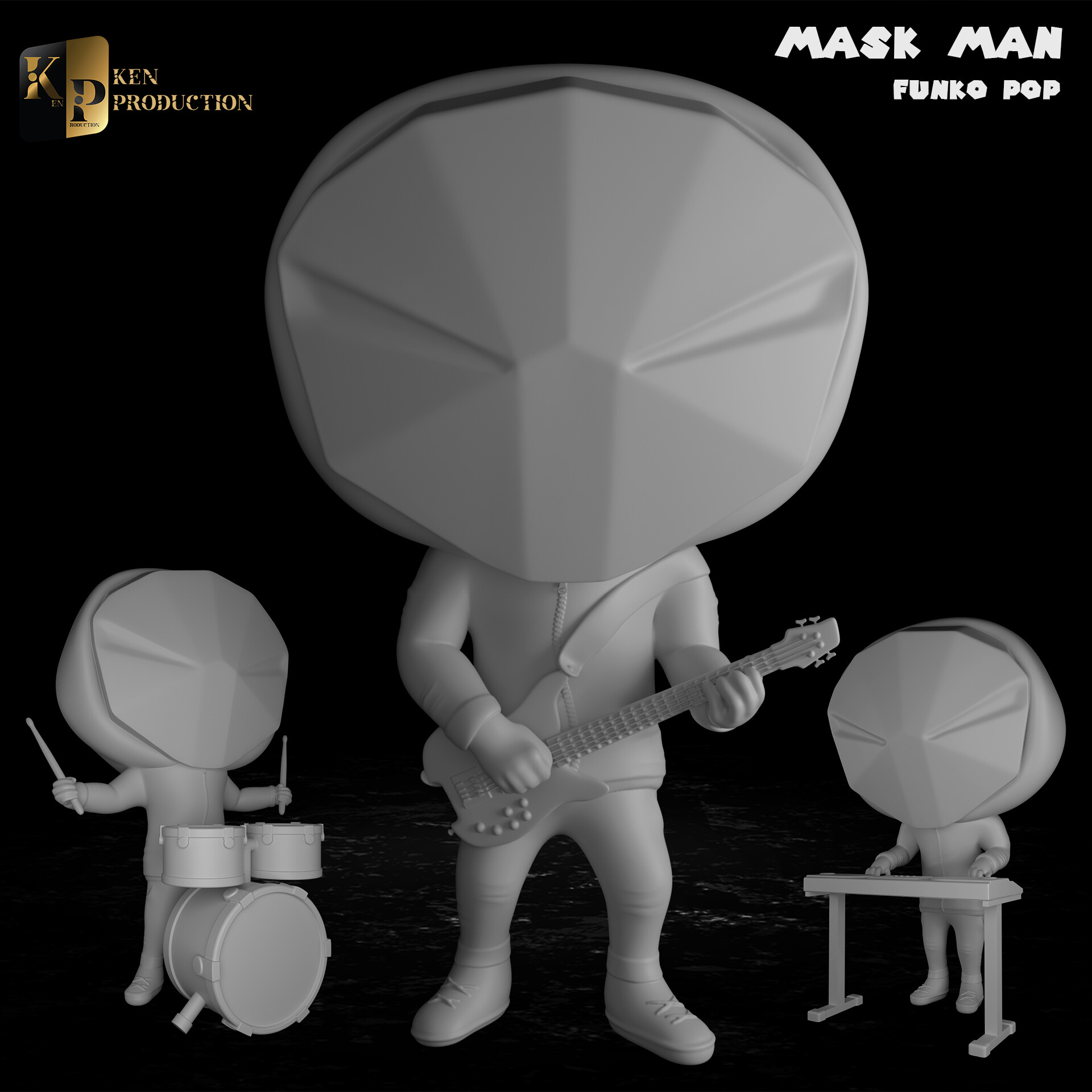 ArtStation - Funko Pop - Mask Man