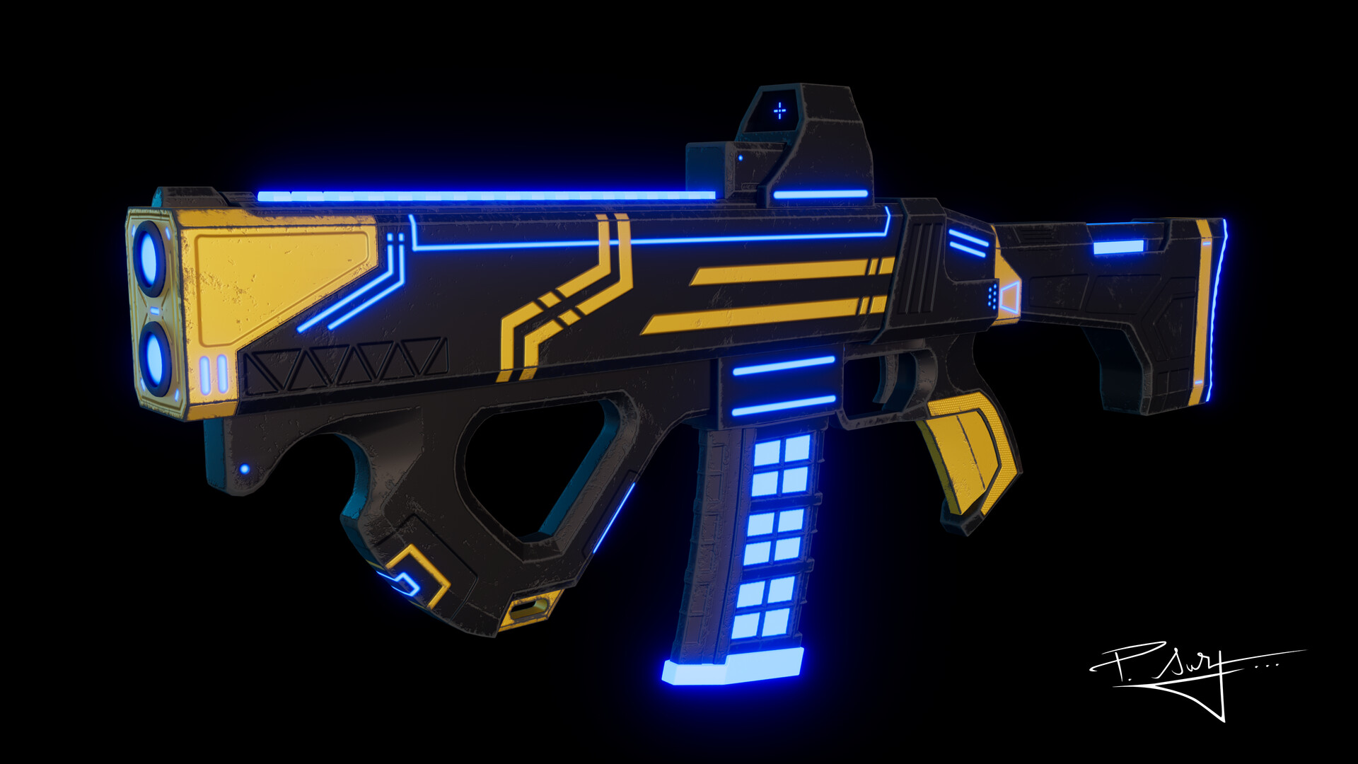 ArtStation - Sci-fi Weapon