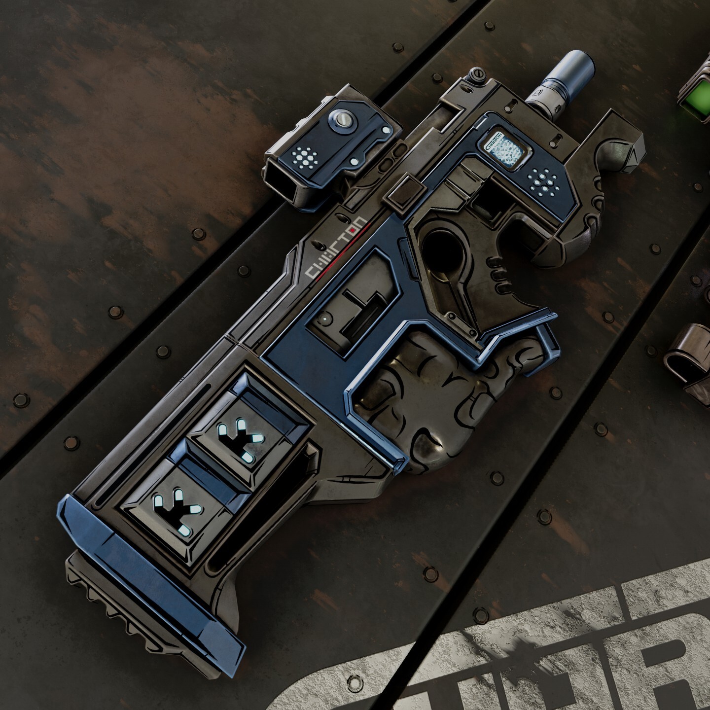 ArtStation - Borderlands 3 Tediore SMG Reproduction