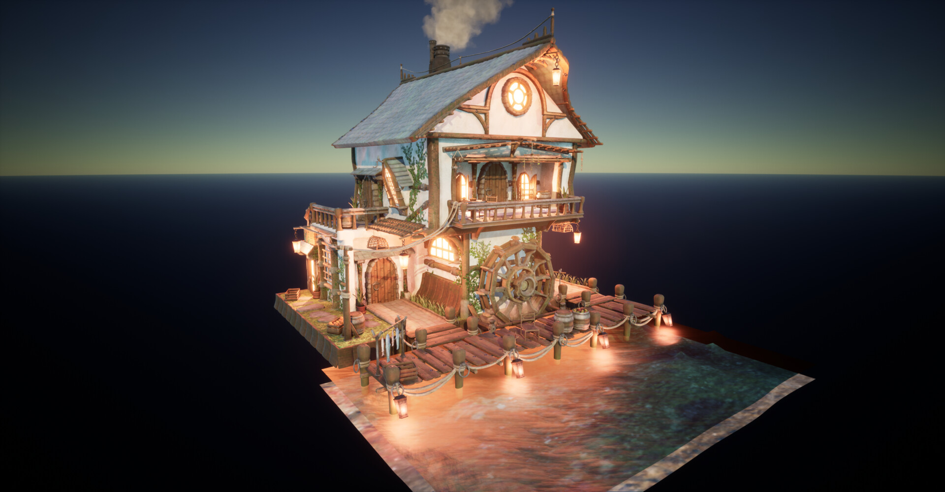 ArtStation - Water Mill