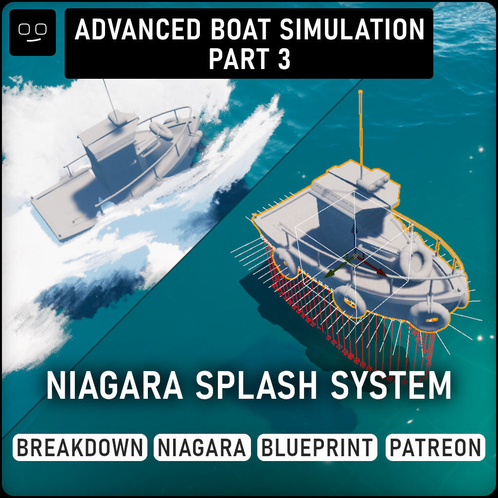 ArtStation - Unreal Engine Project - Advanced Boat Simulation Part 3 ...