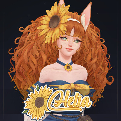 ArtStation - Helia, the Sunflower Bard