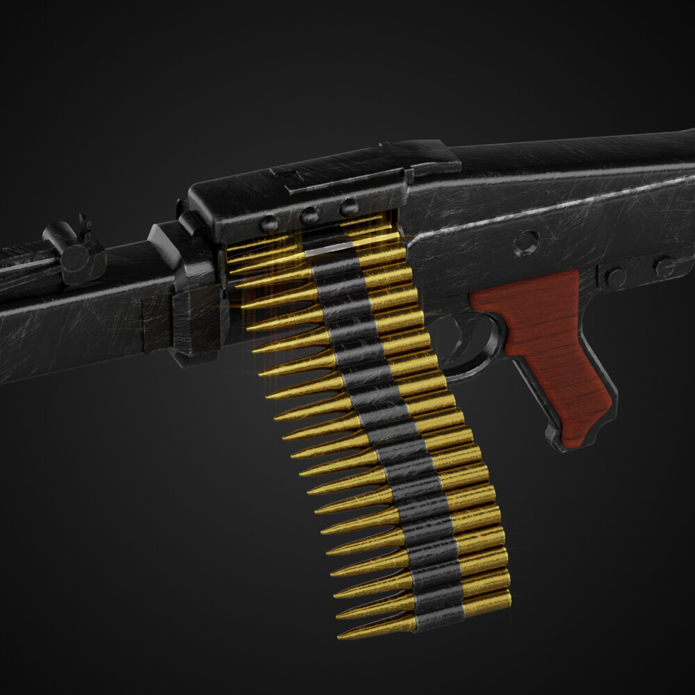 ArtStation - Rheinmetall MG3