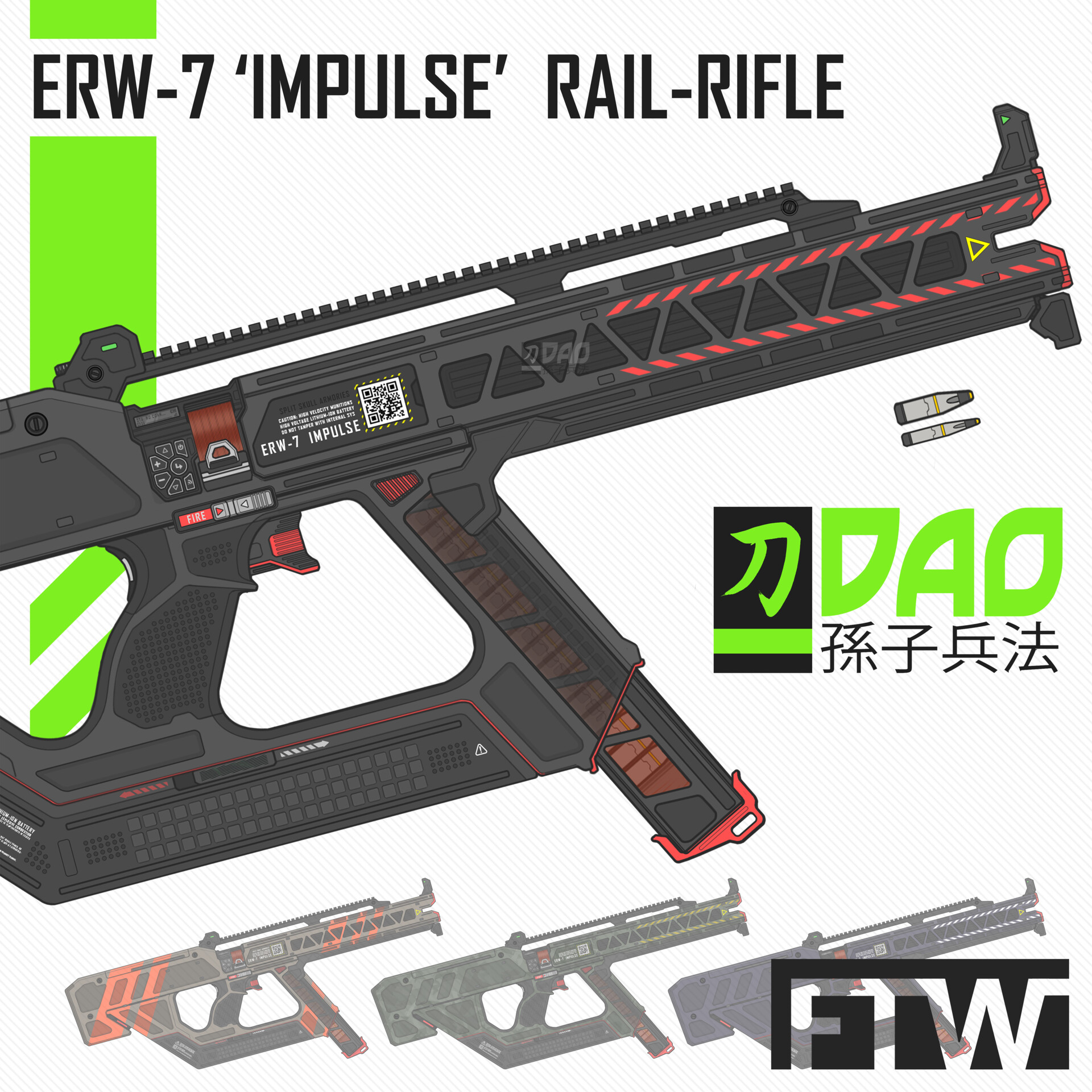FTWilliams - ERW-7 'Impulse' Rail Rifle