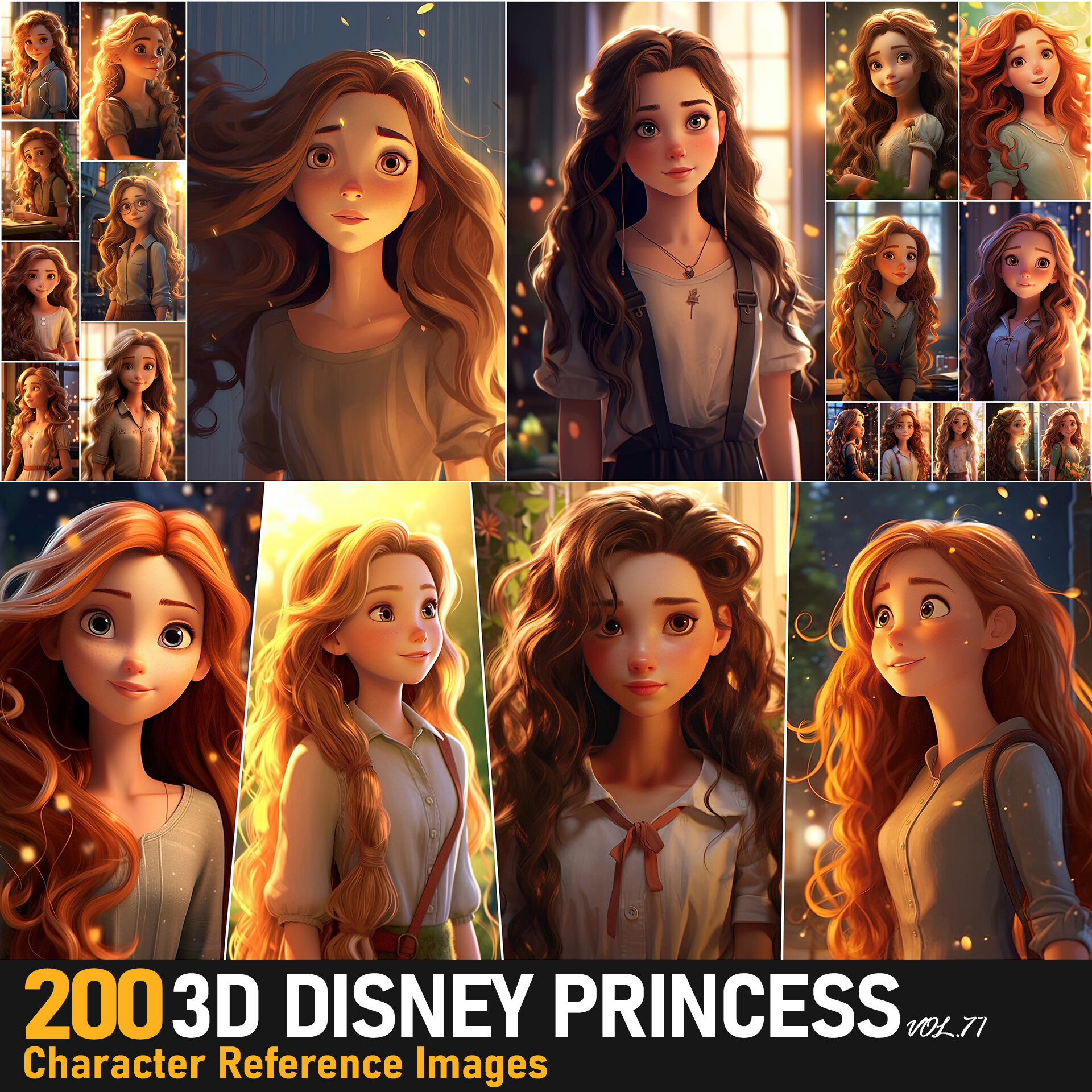 ArtStation - 3D Disney Princess VOL.71|4K Reference Images