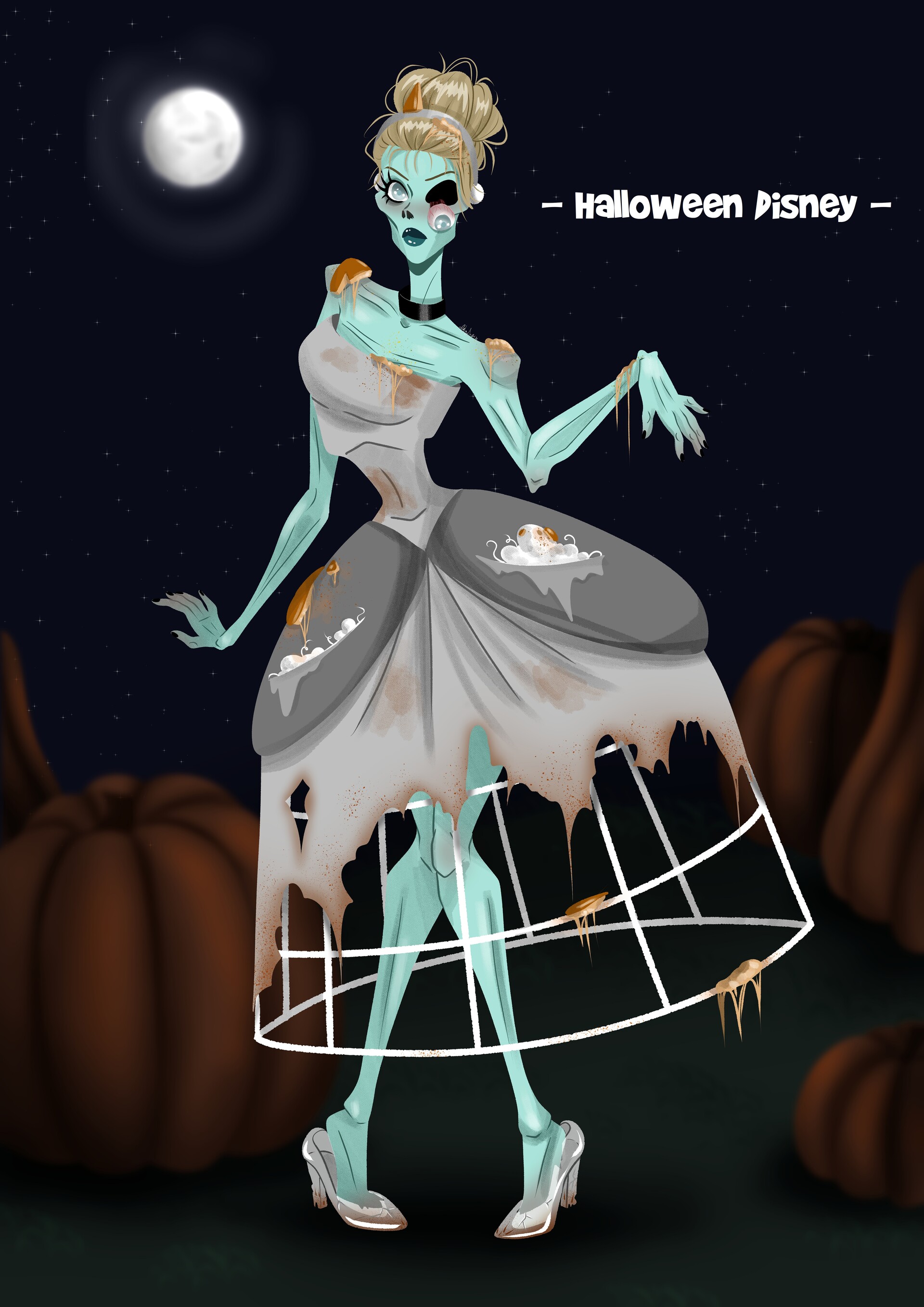 ArtStation - Disney Princesses Halloween