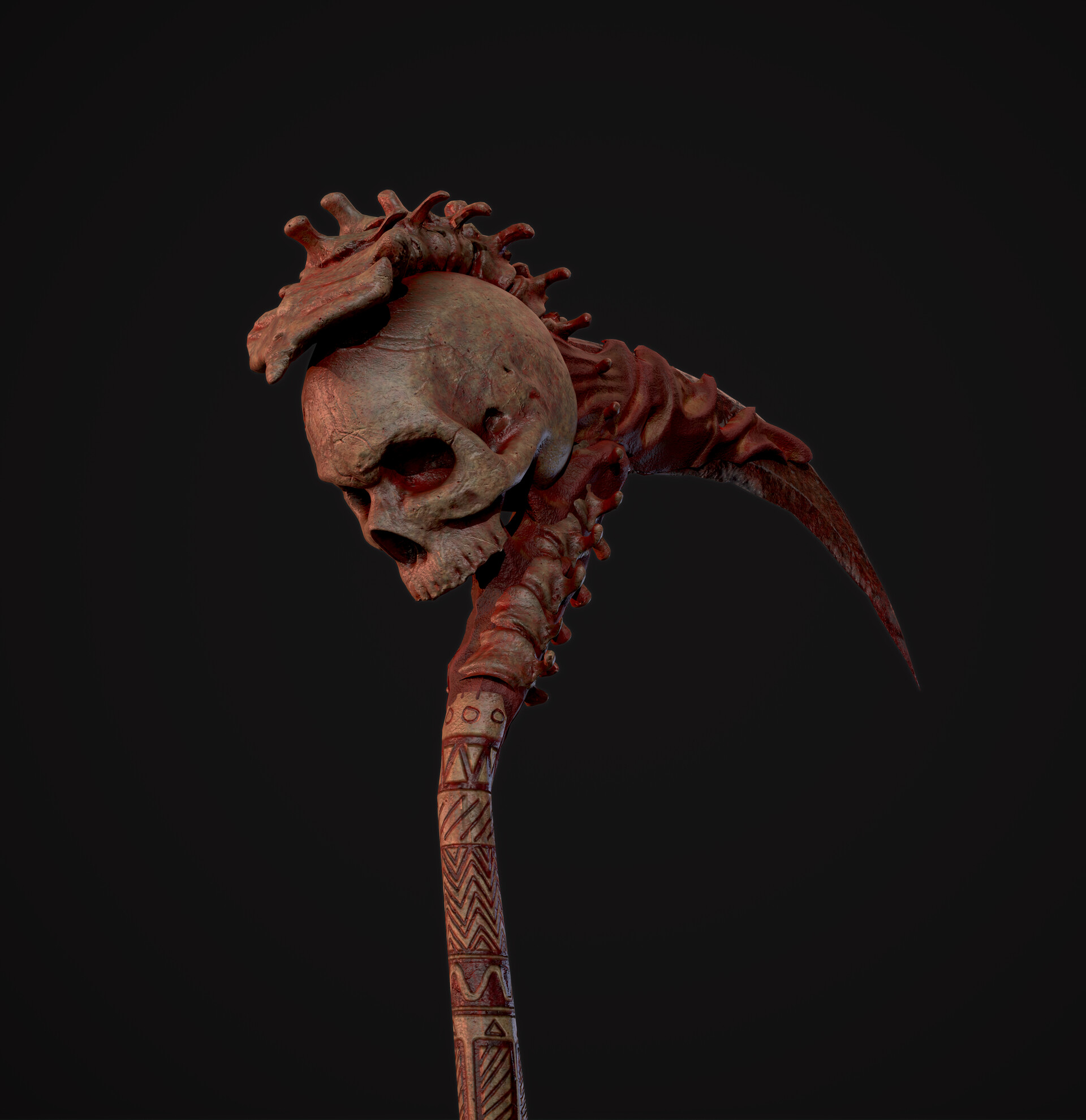 ArtStation - Skull Weapon