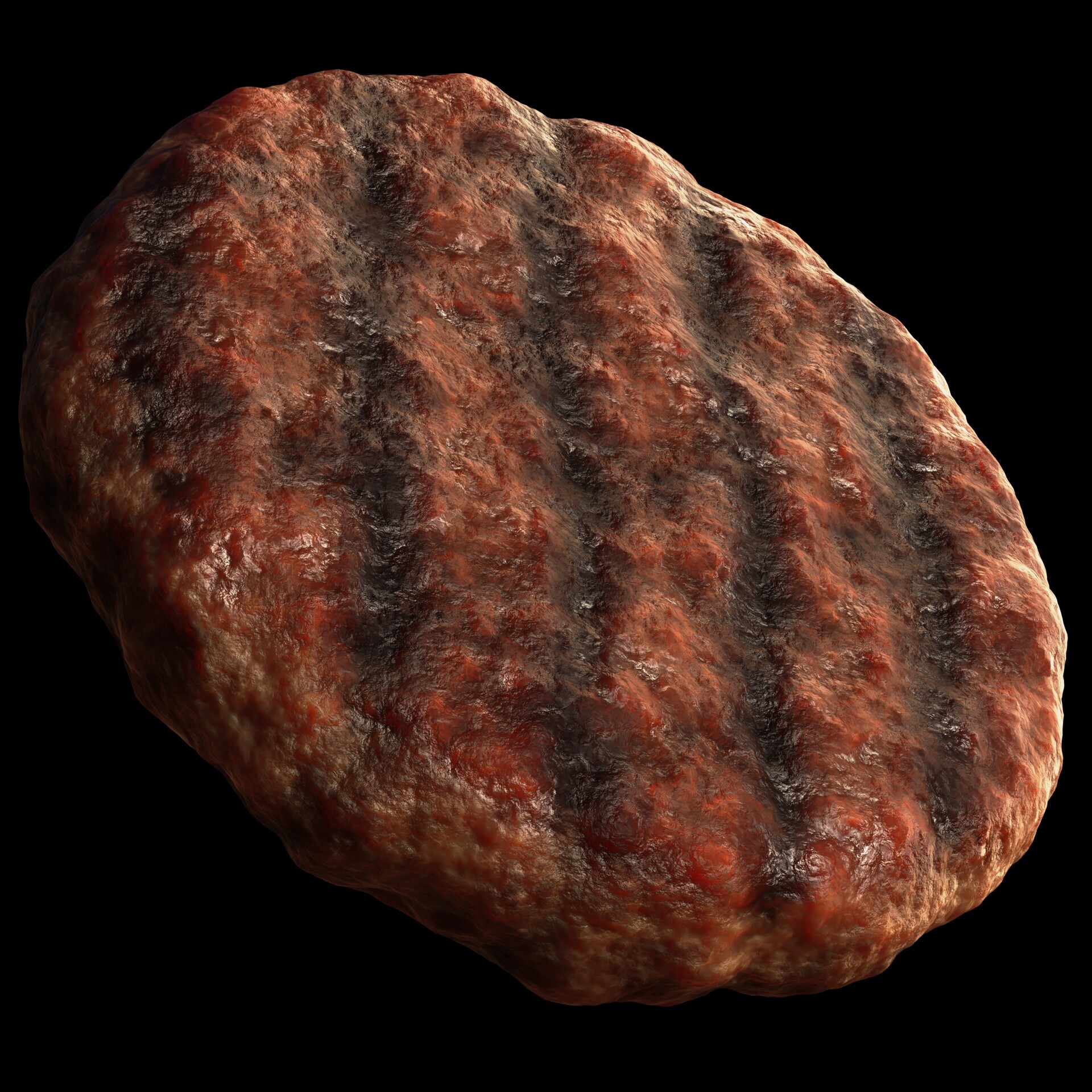 ArtStation - Procedural Hamburger Meat Patty 🍔 (Blender Tutorial)