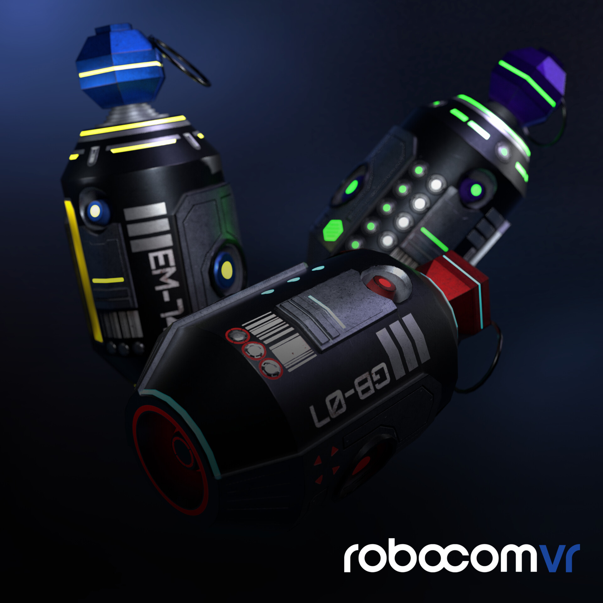 ArtStation - Grenade Variations - RobocomVR