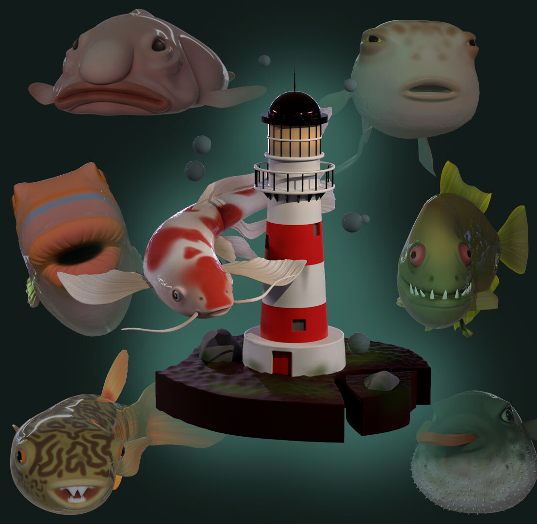 ArtStation - Fishy Speedsculpts