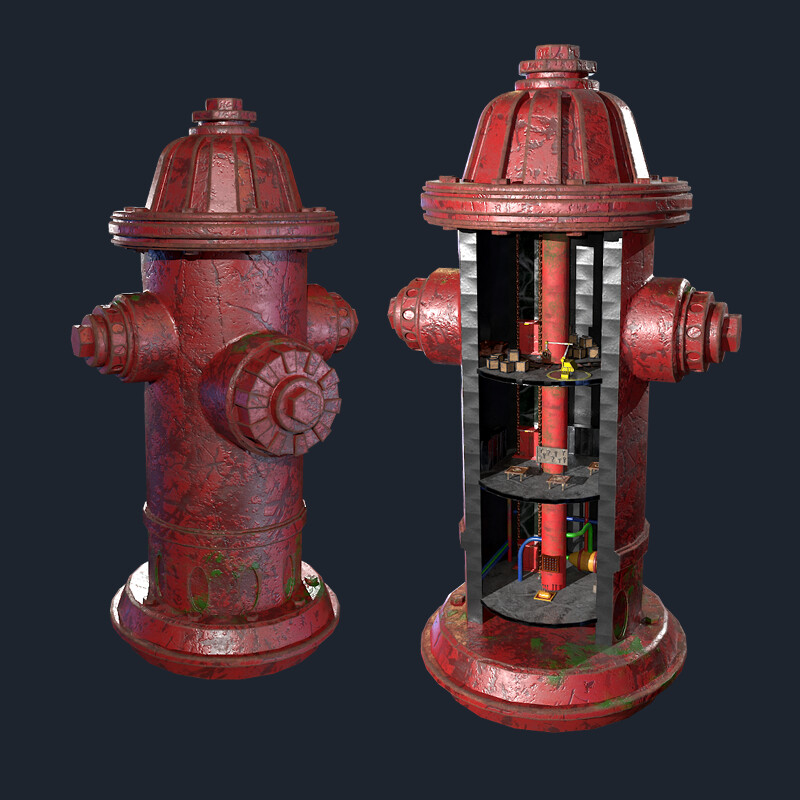 ArtStation - Fire Hydrant