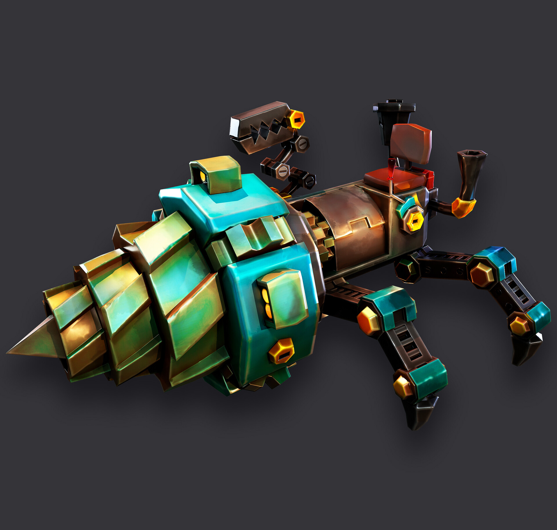 ArtStation - Boring machine WOW fan-art