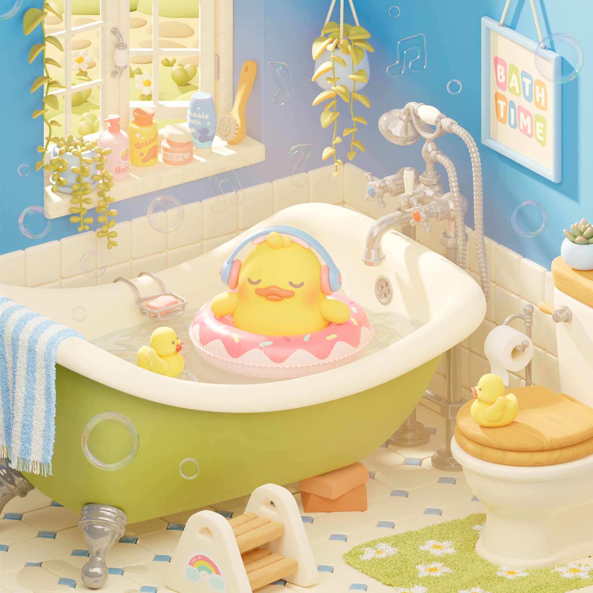 ArtStation - Bath time