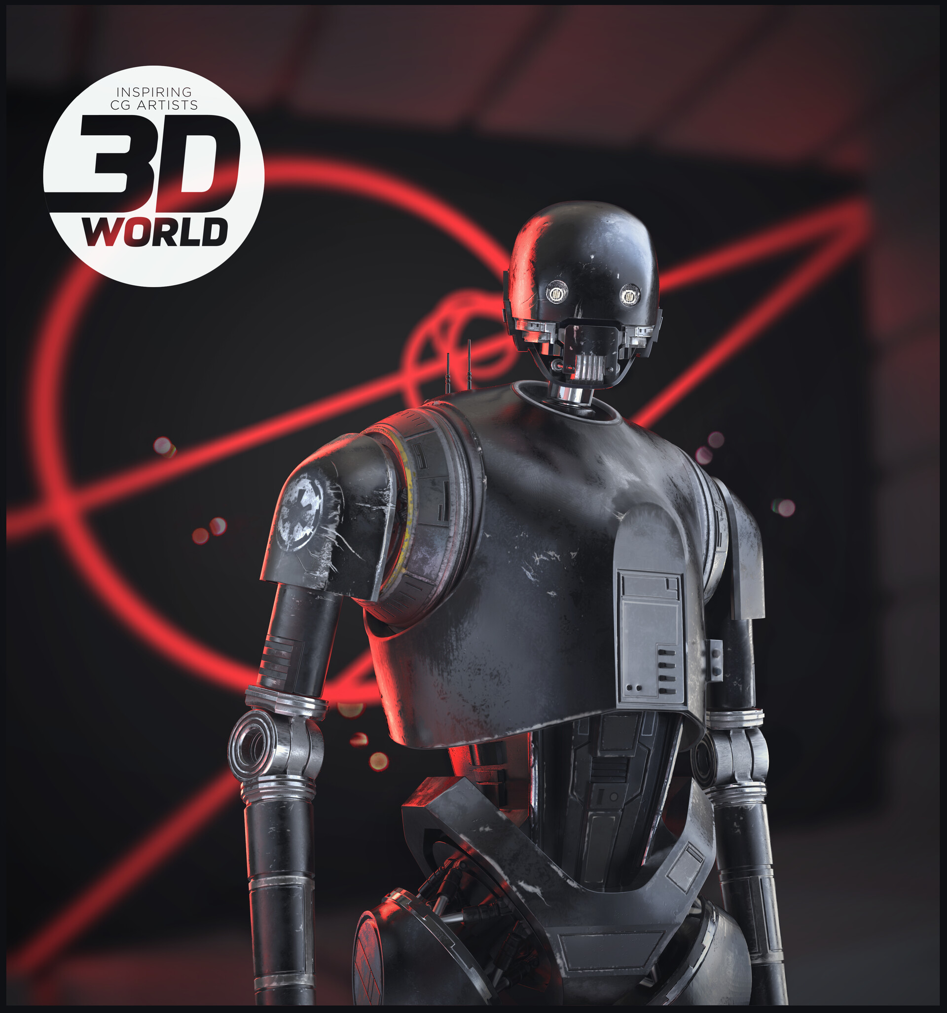 ArtStation - 3D World Magazine - Christmas Star Wars Special - K2-SO