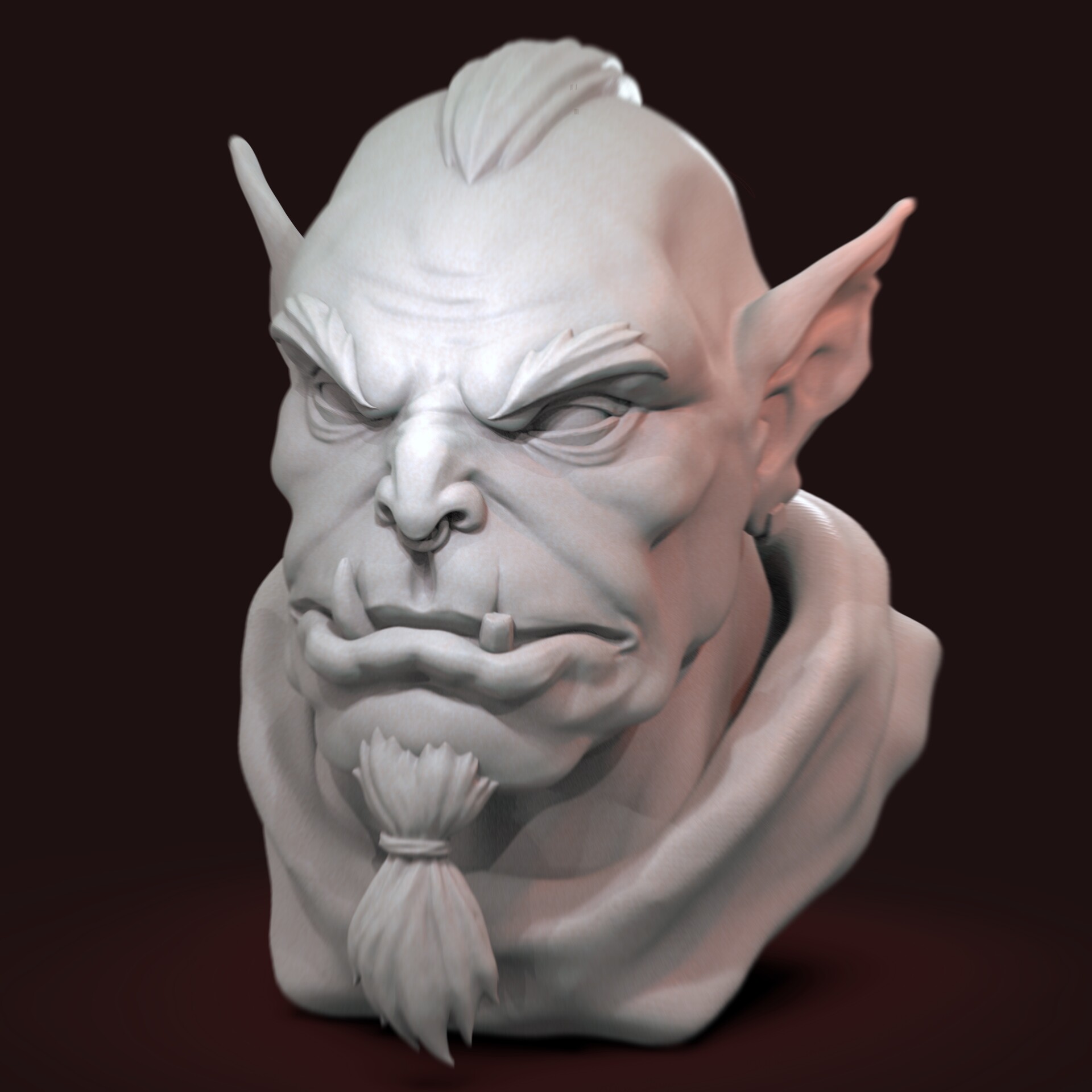 ArtStation - Orc's head