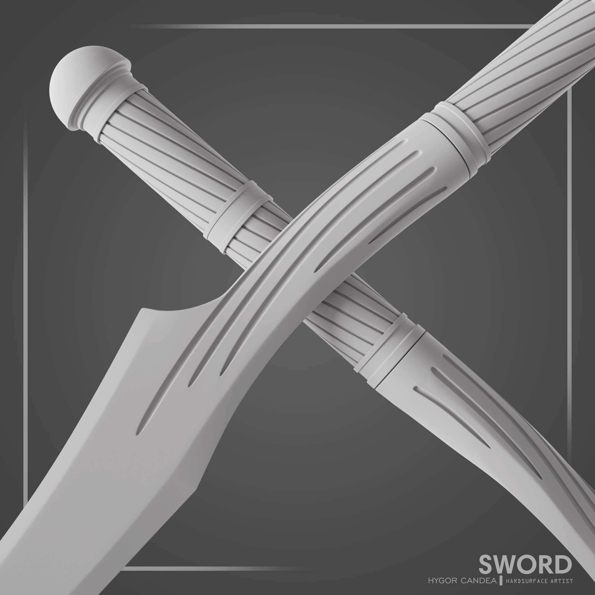 ArtStation - Sword - Hard Surface Challenge #7