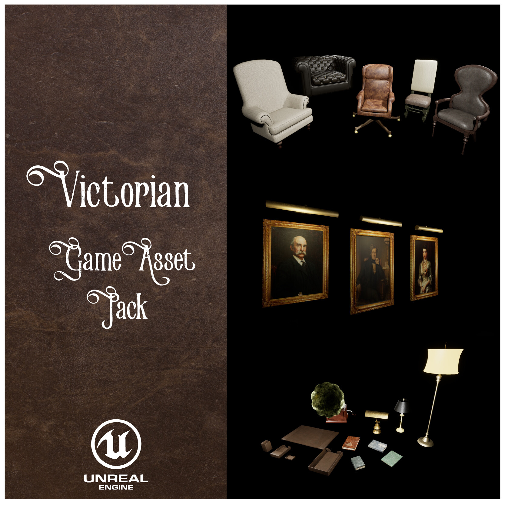ArtStation - Victorian Interior Asset Pack for Unreal Engine 5
