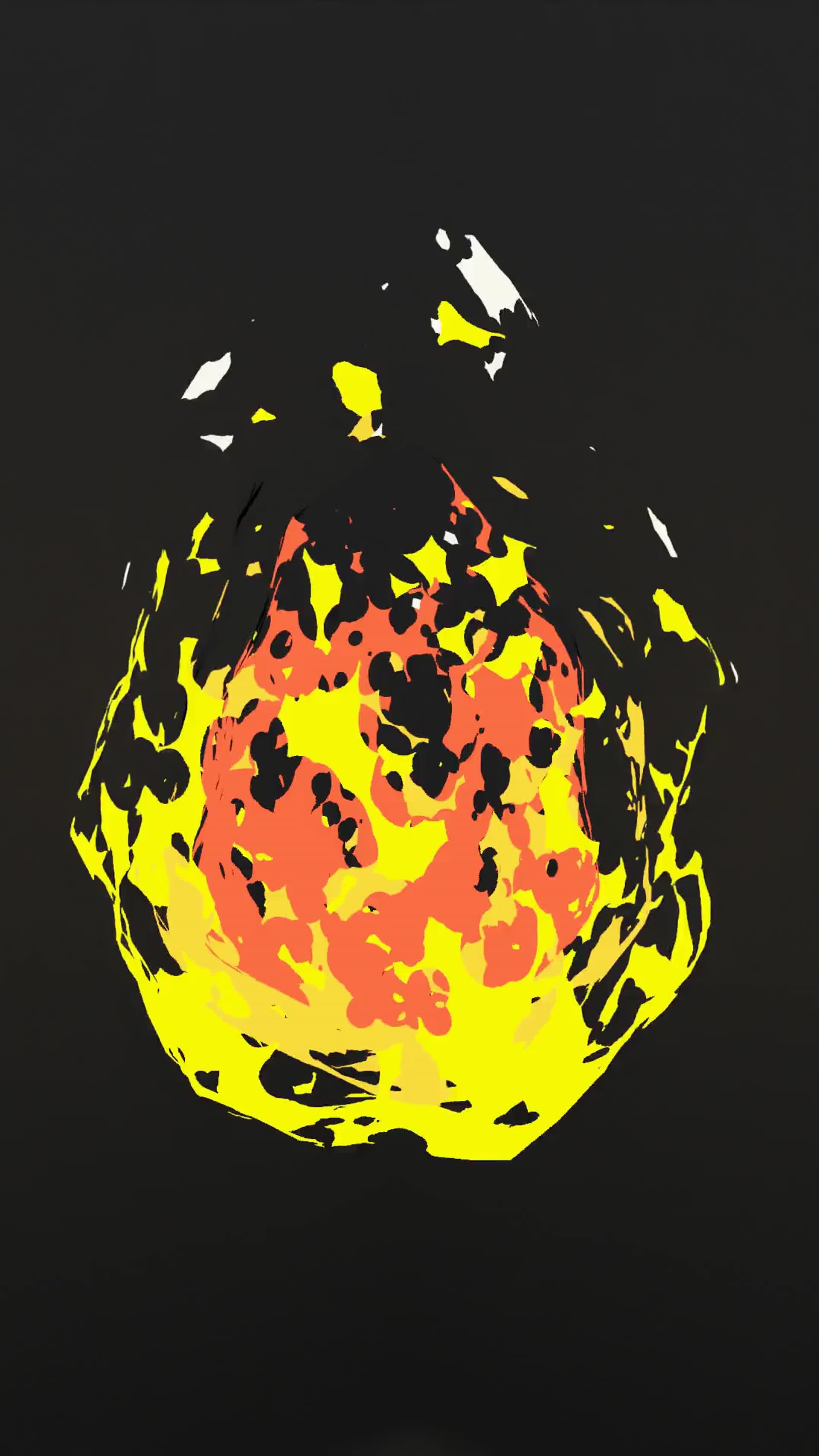 ArtStation - Cartoon Fire Animation