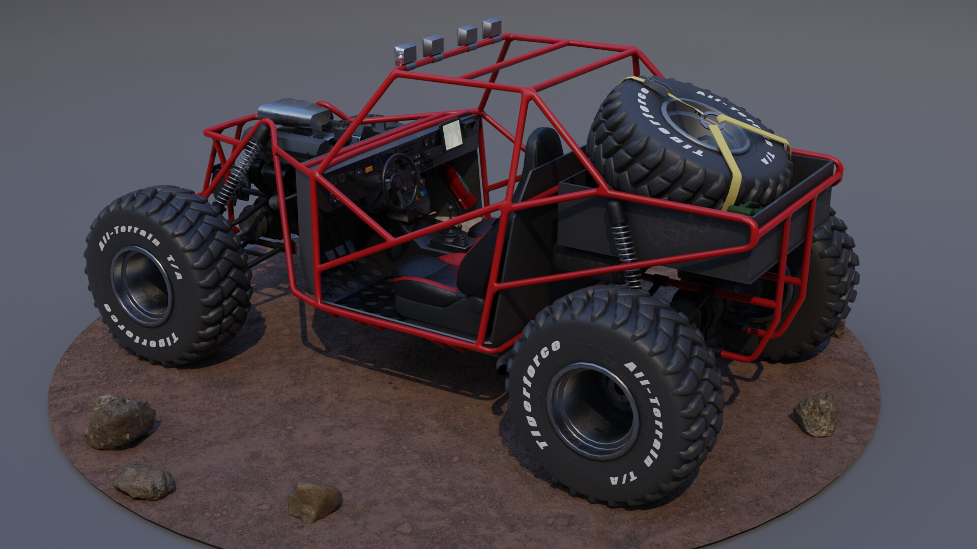 ArtStation - Extreme off-road car frame