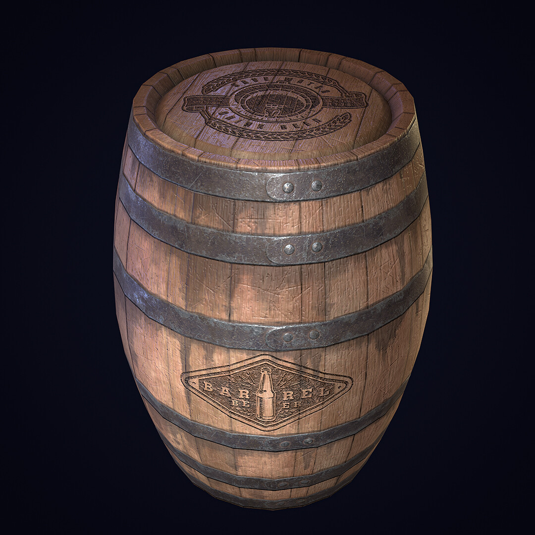 ArtStation - Barrel | Lowpoly | Props